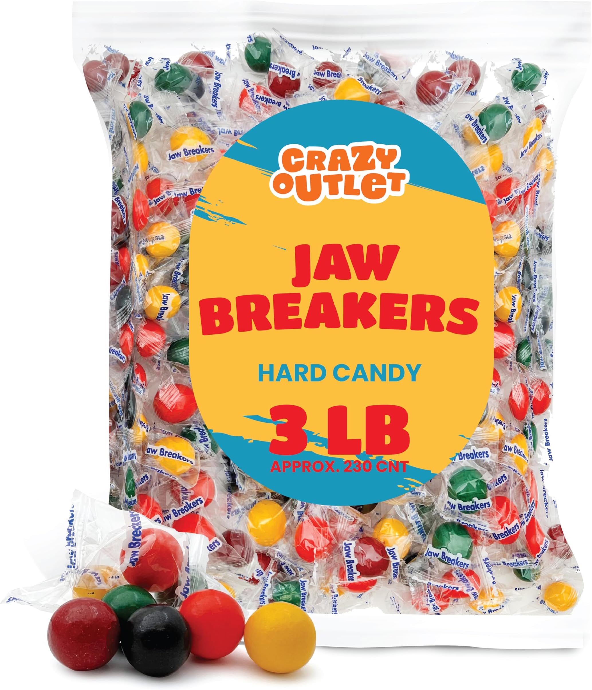 Amazon.com : ATOMIC FireBall Candy Jawbreakers Hot 1lb : Hard Candy ...