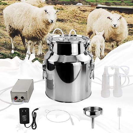Amazon.com: Goat Milking Machine Portable 2L Milking Machine for Goats ...