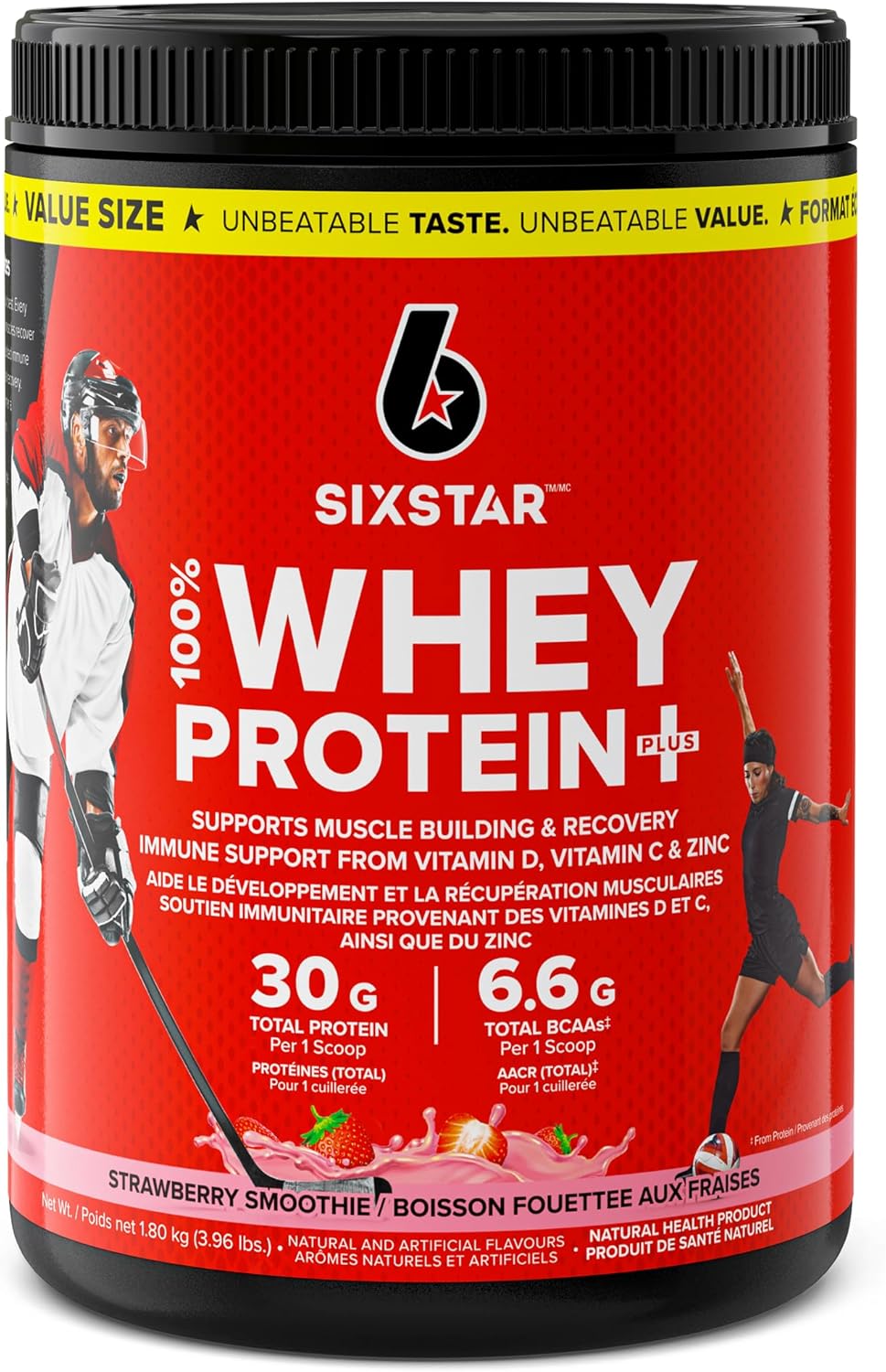 Six Star Whey Protein Powder Plus - Ultimate Muscle Building Formula ...