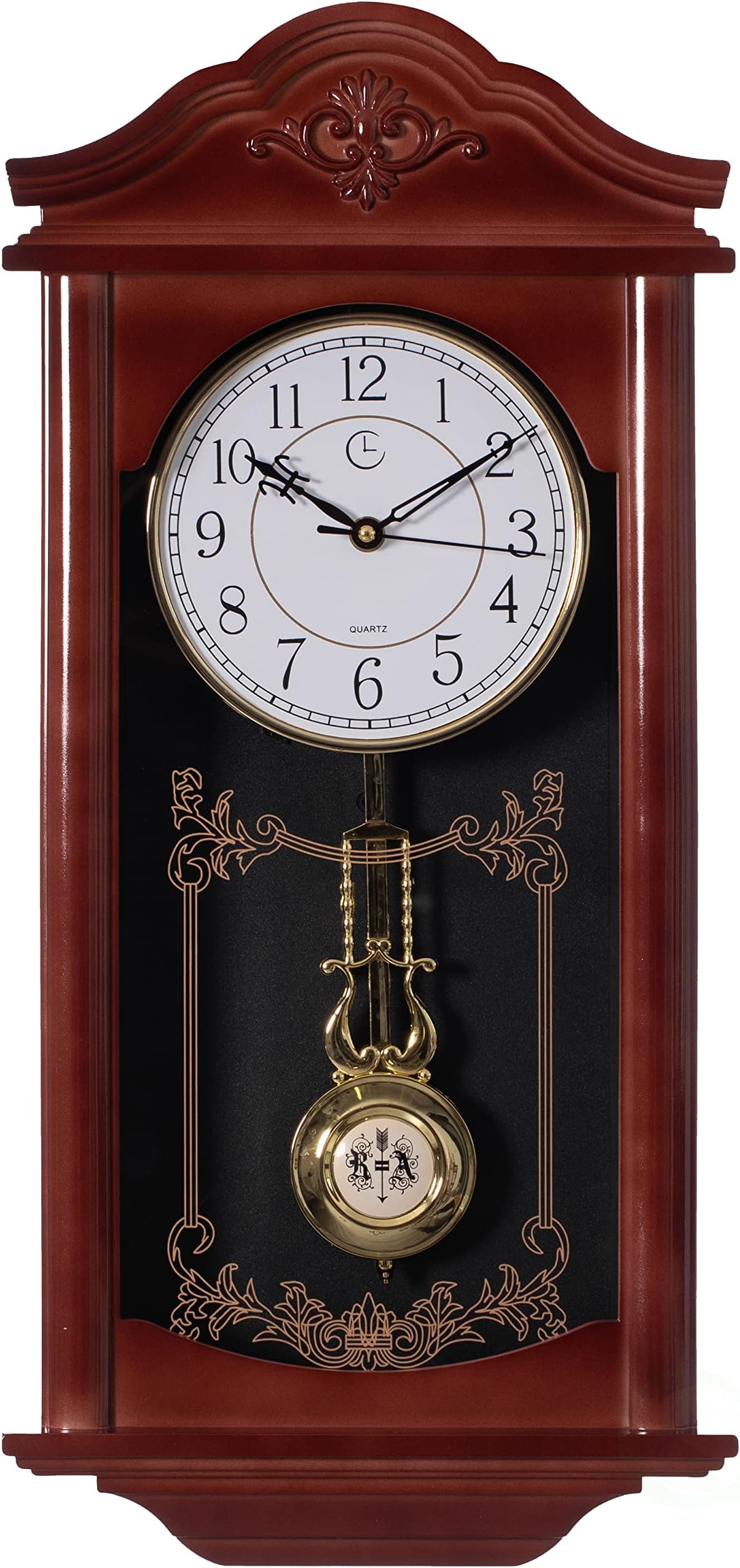 Amazon.com: Vintage Grandfather Wood - Looking Plastic Antique Pendulum ...