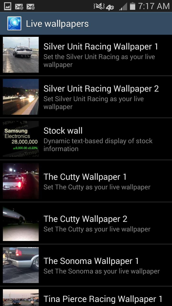 Silver Unit Racing Live Wallpaper 2 - App on Amazon Appstore