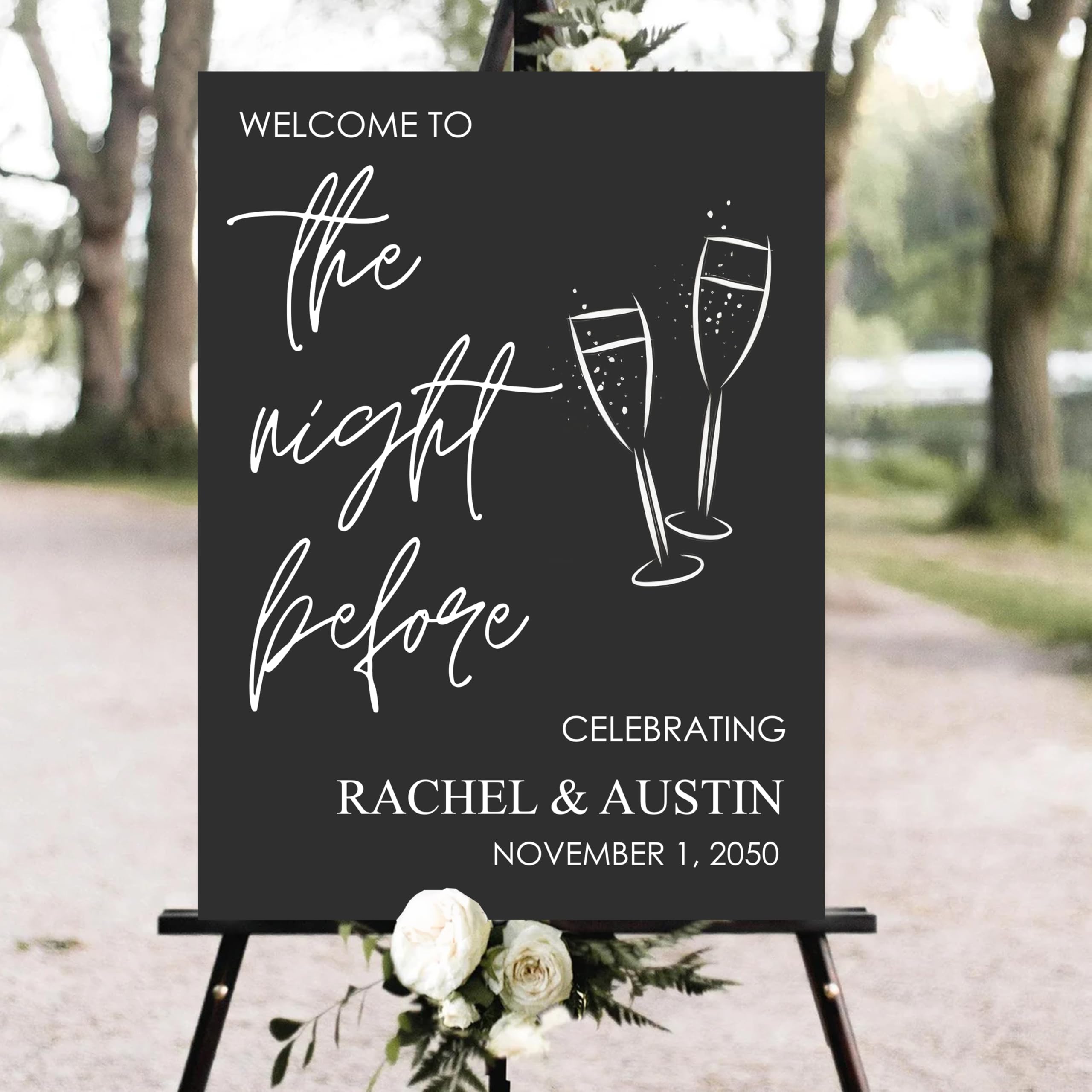 Amazon.com: The Night Before Welcome Sign, The Night Before Sign ...