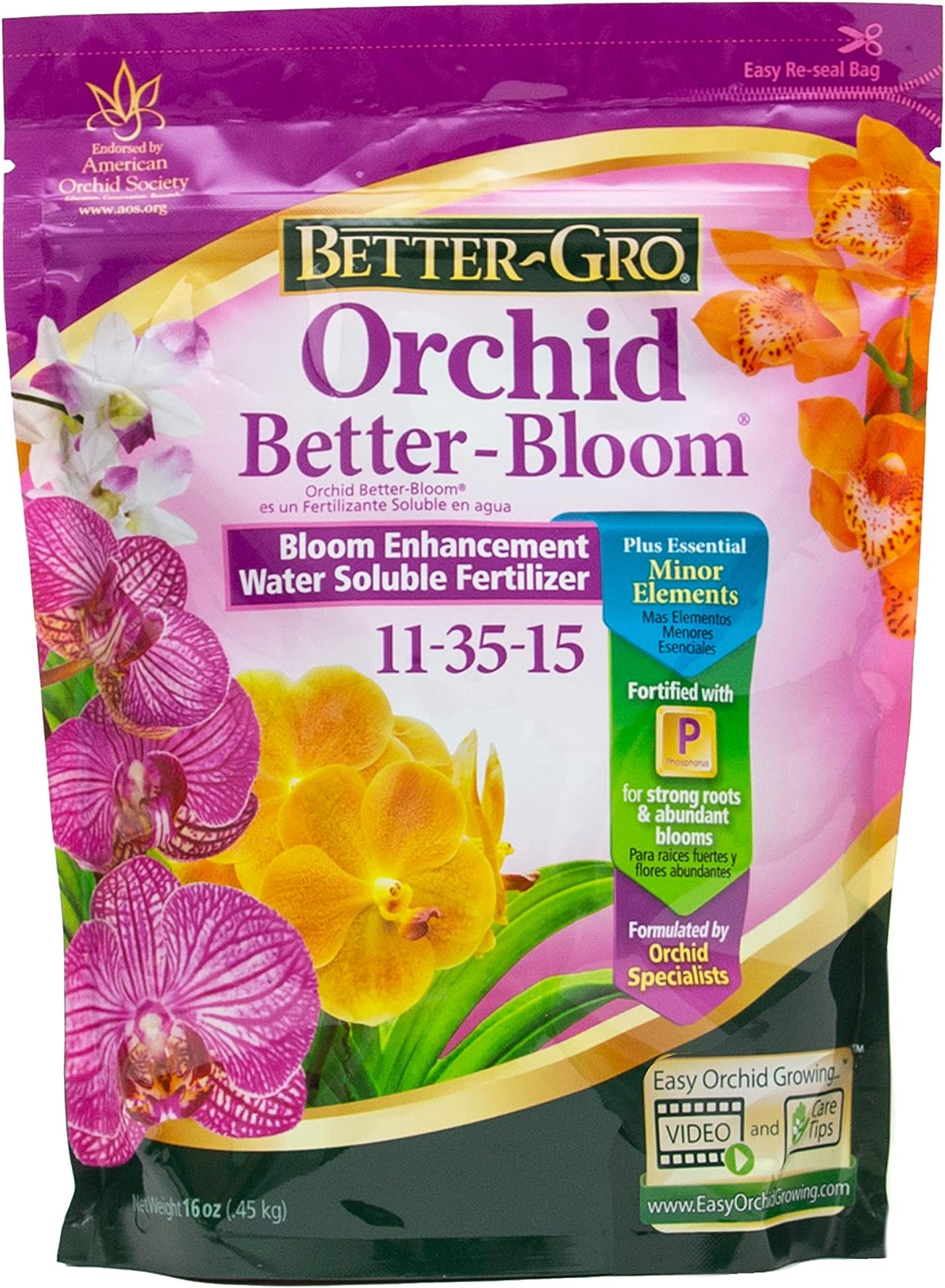 Amazon.com : Grow More Premium Orchid Fertilizer Combo: Grow (1 Pound ...
