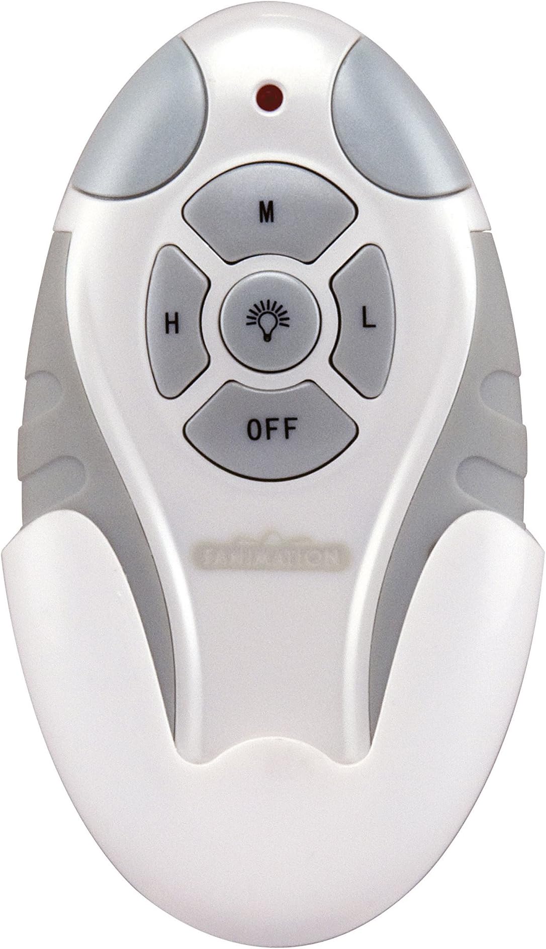 Fanimation CR500 Control Ceiling Fan Remote with Receiver-White, 4.45 x ...