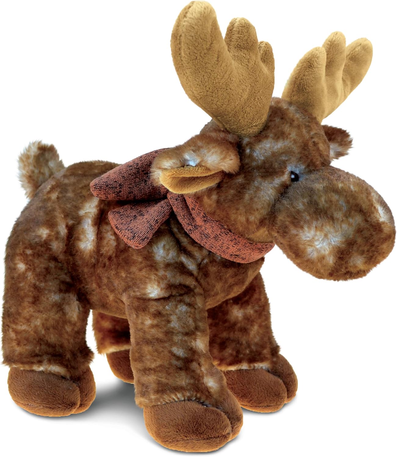 Amazon.com: DolliBu Plush Moose Stuffed Animal - Soft Huggable Standing ...