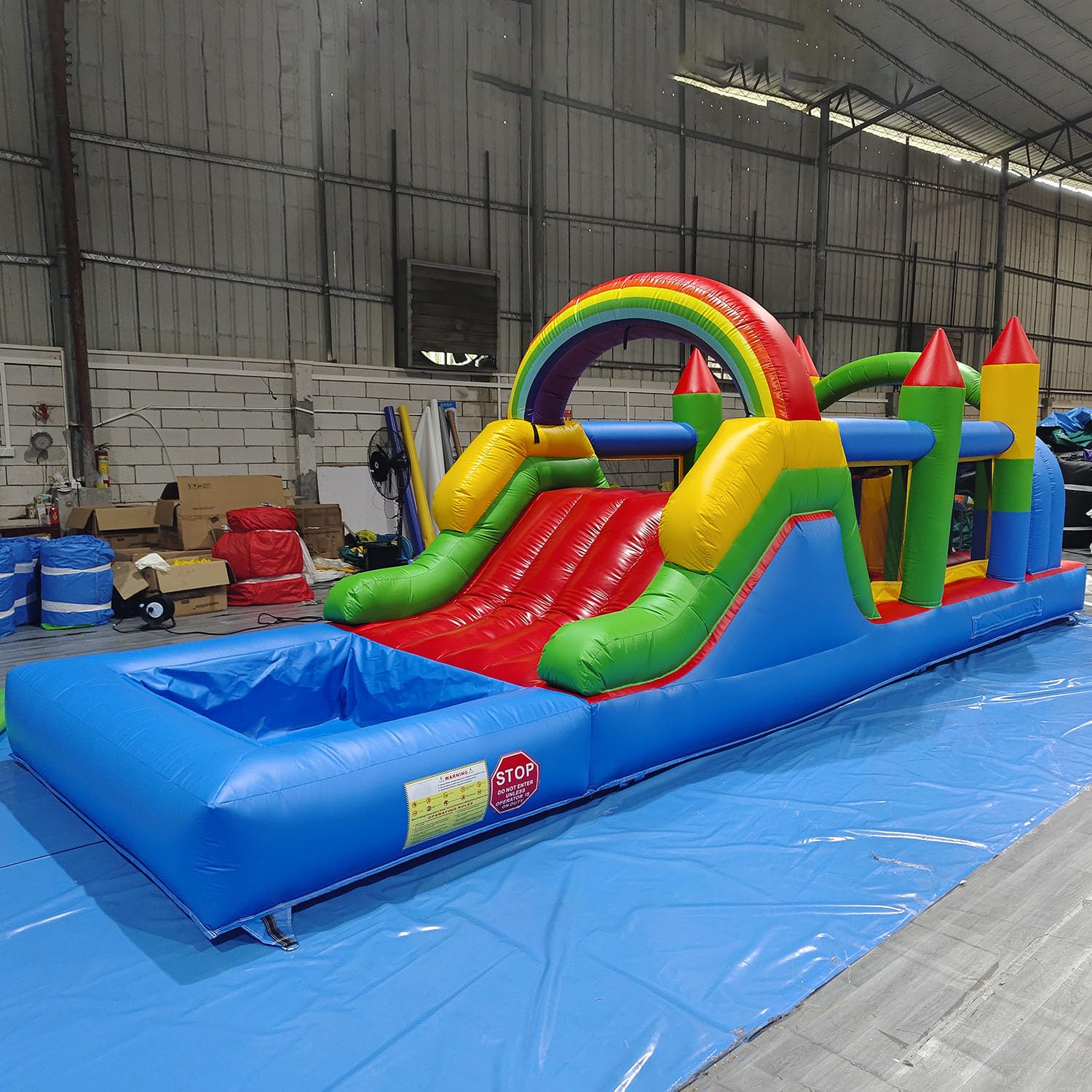 Inflatable Obstacle Course For Adults Adventure Park Unveils World's