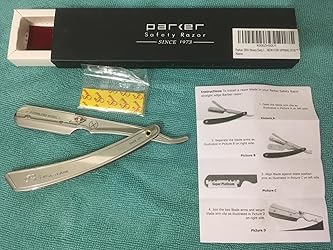 Amazon.com: Parker SRX 100% Stainless Steel Straight Edge Professional ...