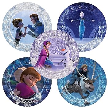 SmileMakers Disney Frozen Glitter Stickers Birthday And Theme Party ...