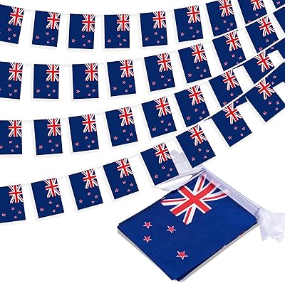 Amazon.com : 100 Feet Yellow Green & White Pennant Banner Flags String ...