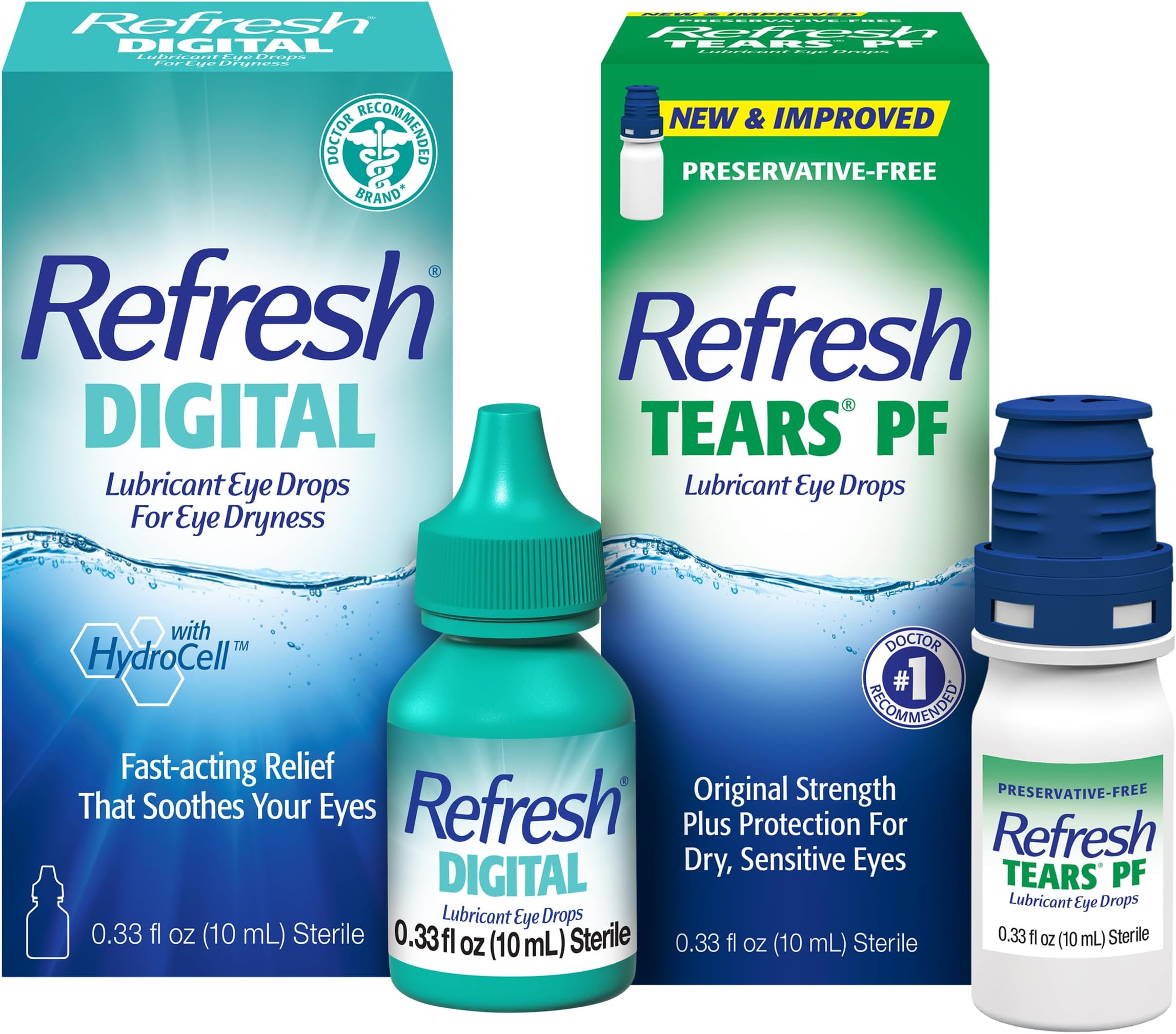 Amazon.com: Bundle of Refresh Tears Preservative-Free Tears Lubricant ...