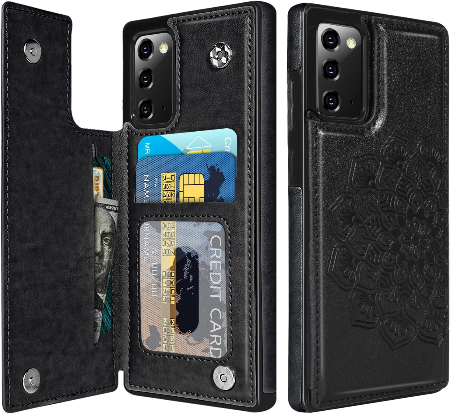 Amazon.com: BENTOBEN for Samsung Galaxy Note 20 Wallet Case 5G, PU ...