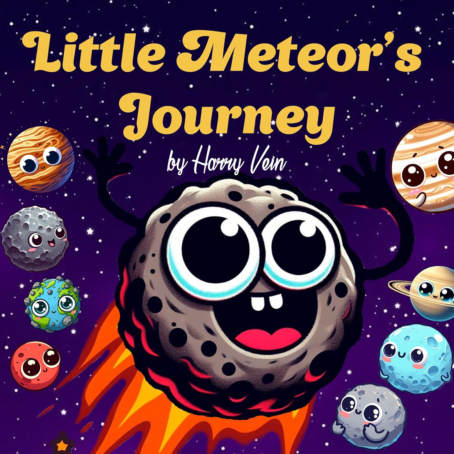 Children's Picture Book: Little Meteor's Journey: Solar system for kids ...