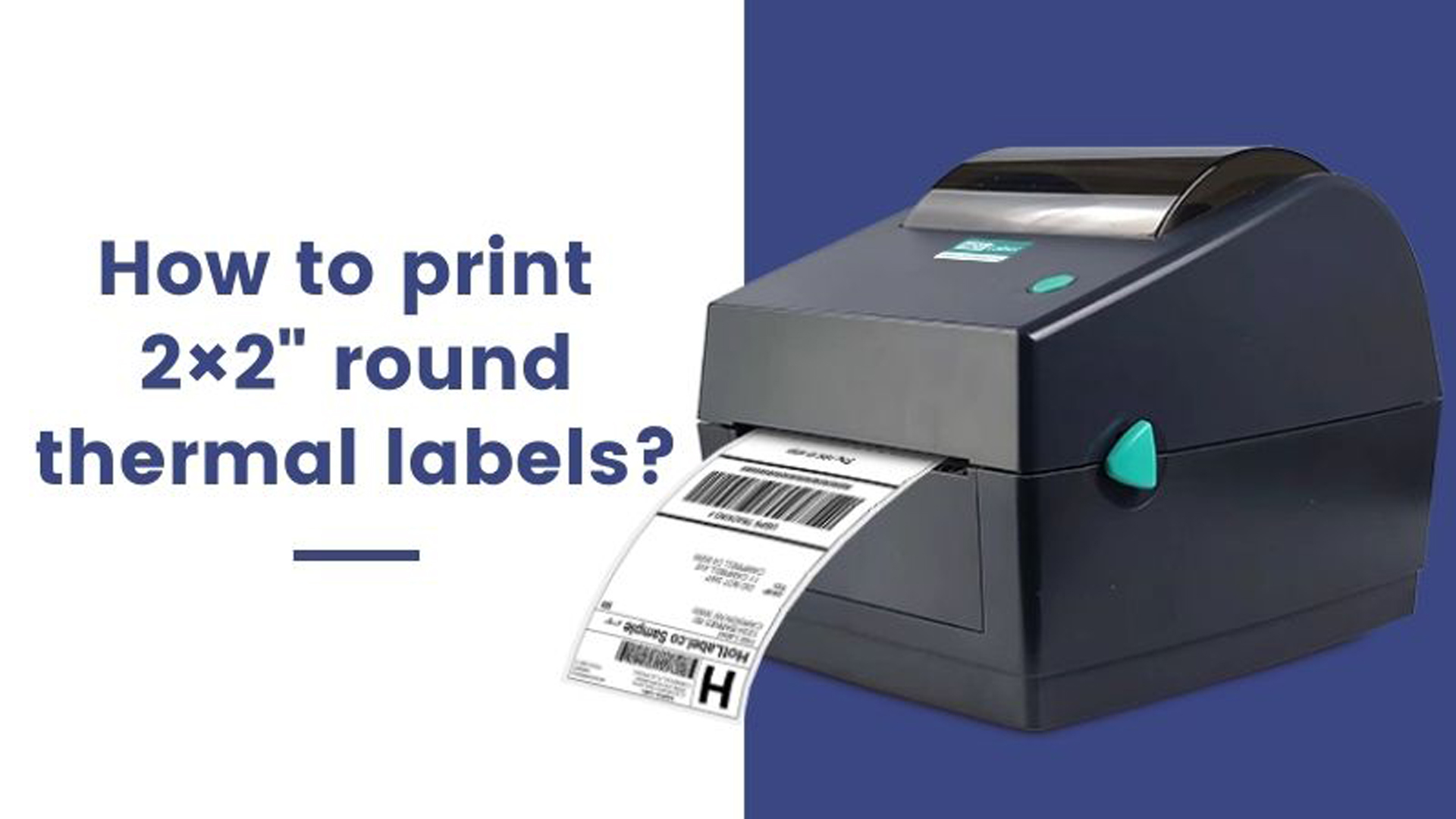 Watch How to print 2*2 in colorful round thermal labels? on Amazon Live