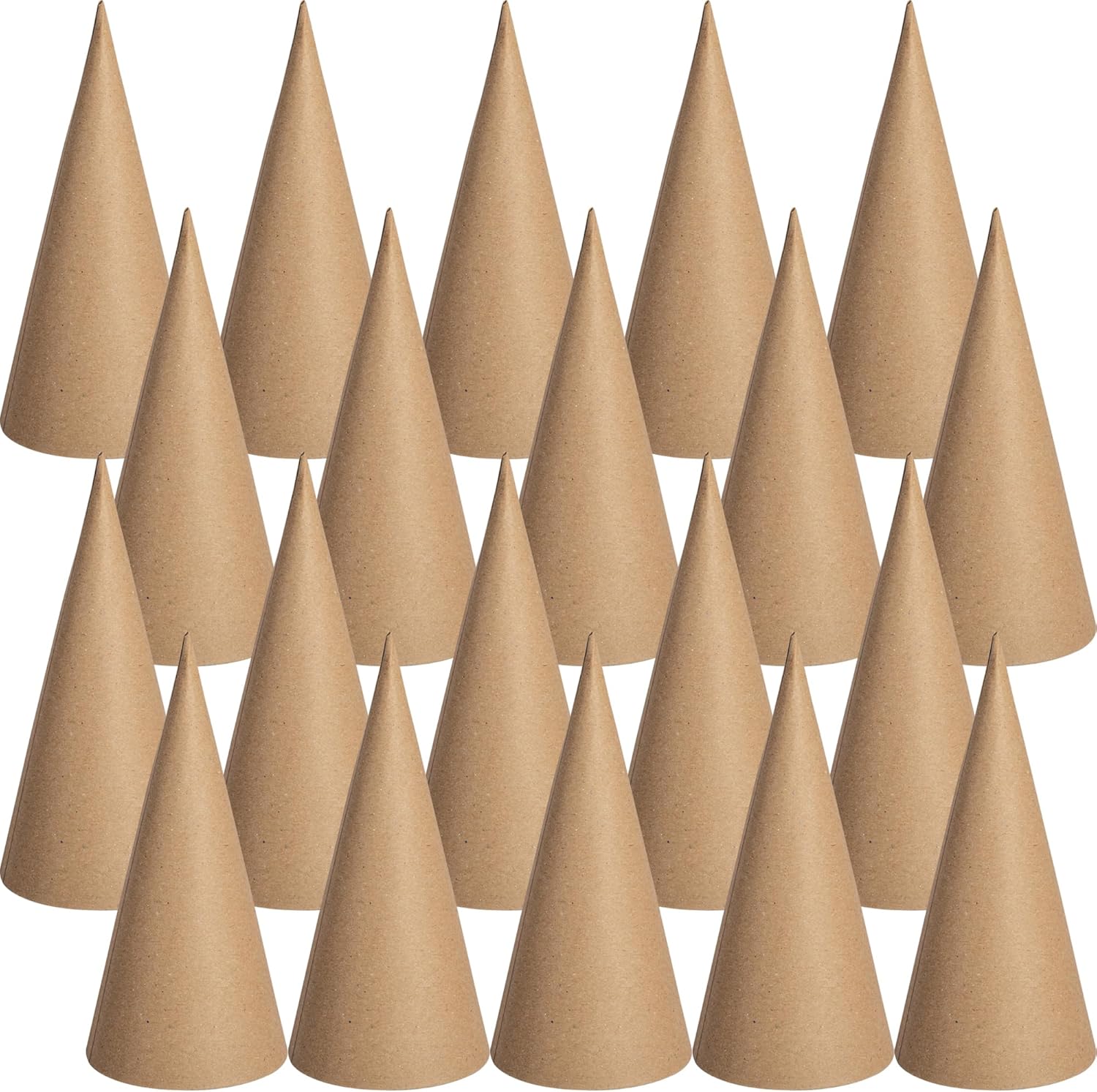 Amazon.com: RunNico 20PCS Thick Christmas Paper Mache Cones, 5.9'' x 2. ...