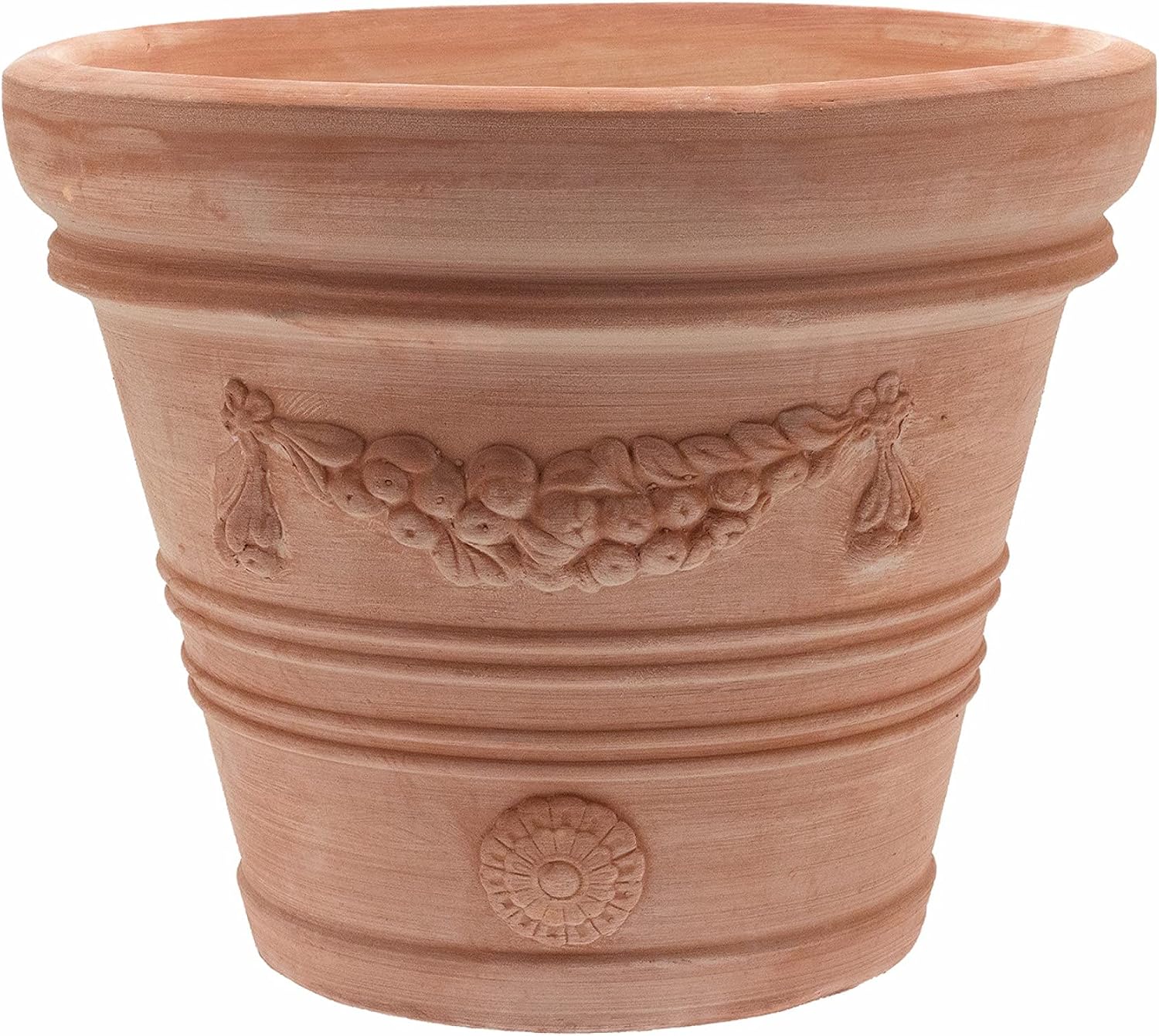 Amazon.com: Doppio Bordo Liscio Planter, Conical, Round, Real ...