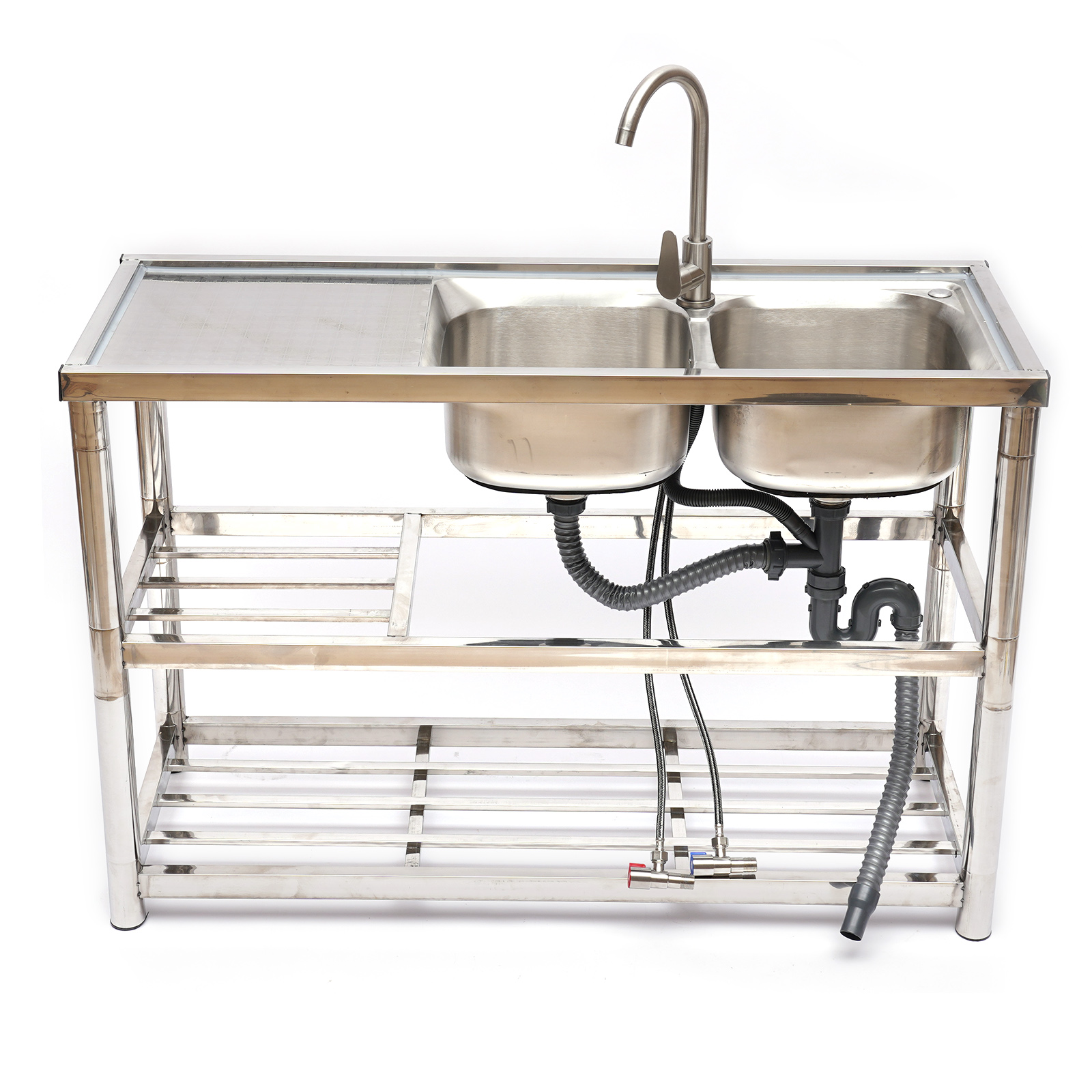 Watch How to Install the Commercial Restaurant Kitchen Sink on Amazon Live