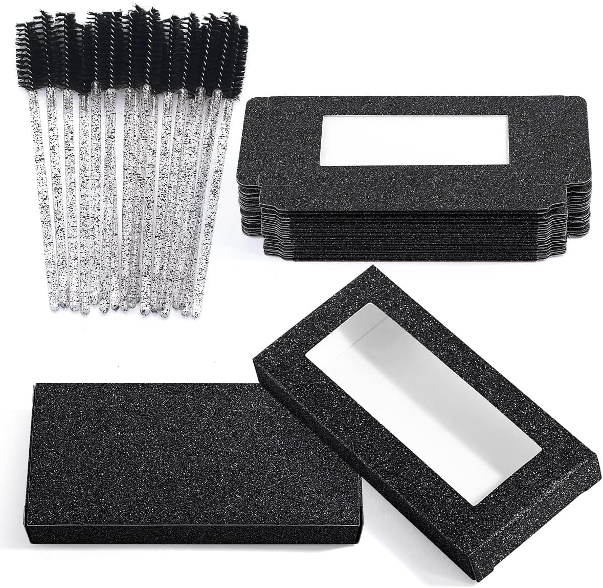 Amazon.com: SiSiMu 40 Pieces Lash Packaging Wholesale Containers 20 ...