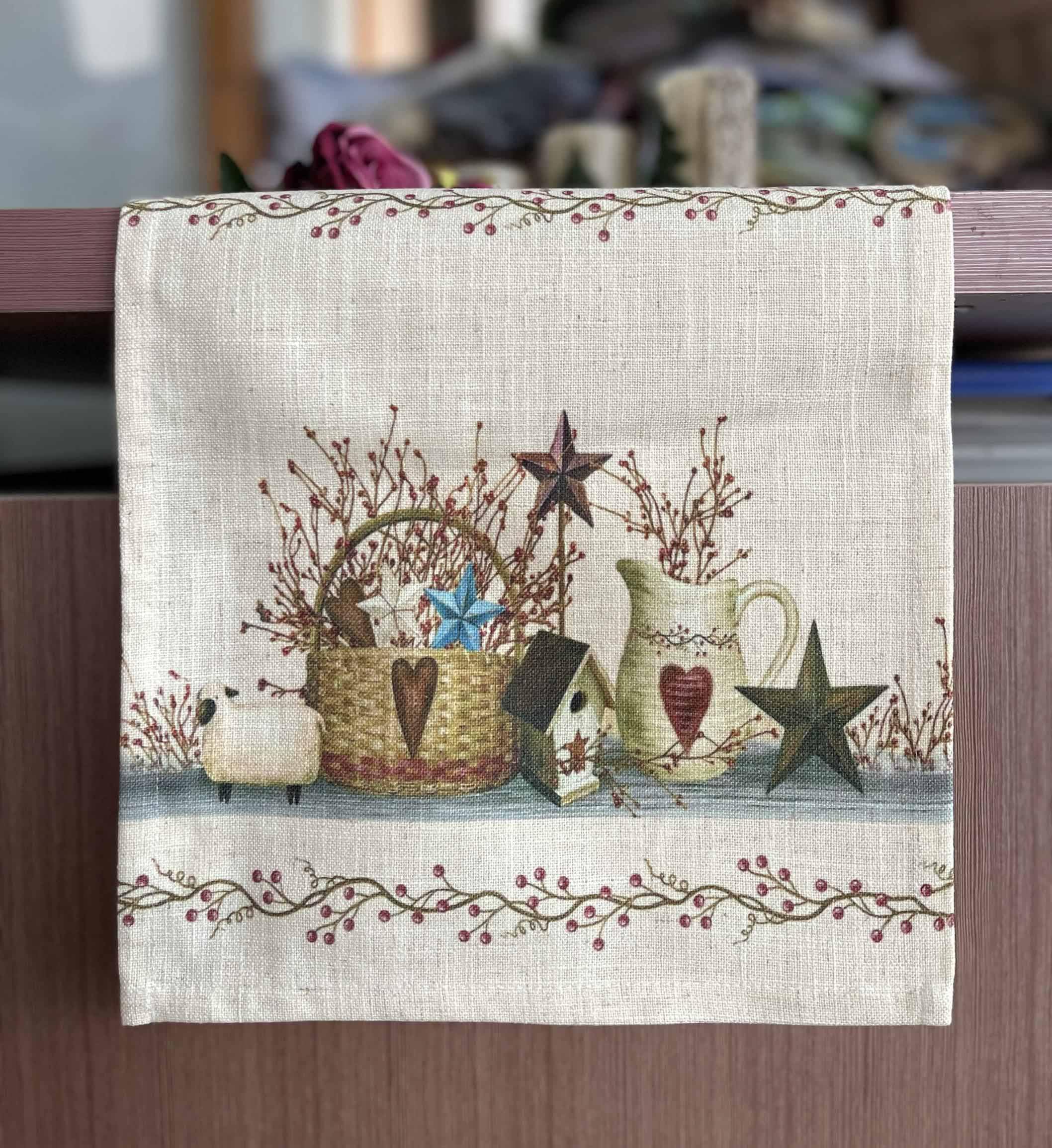 Amazon.com: EZ.enjoy Table Runner Country Stars Rectangle 70 X 13 Inch ...