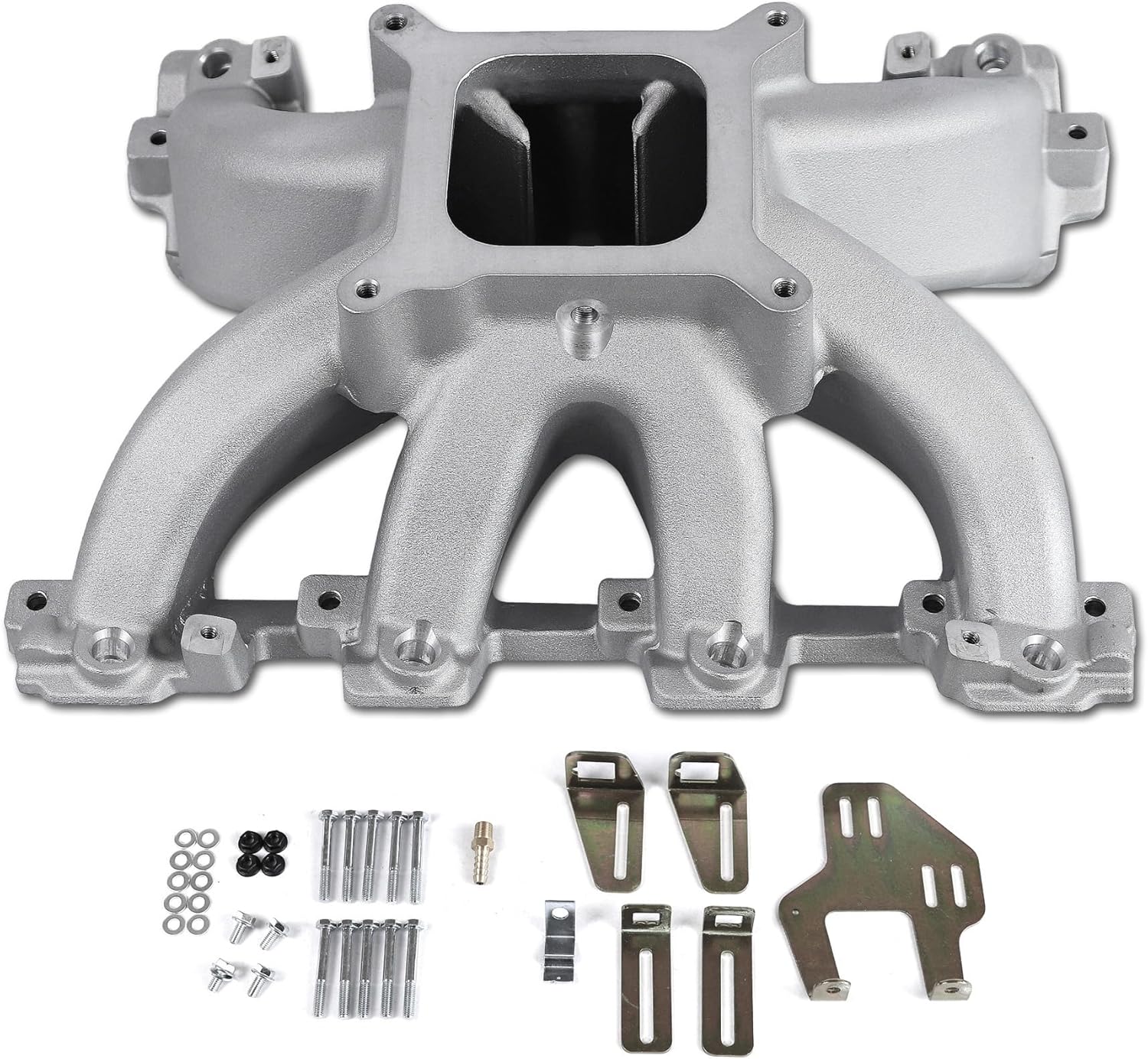 Amazon.com: JGhyperX 28095 LS1 EFI Cathedral Port Intake Manifold ...