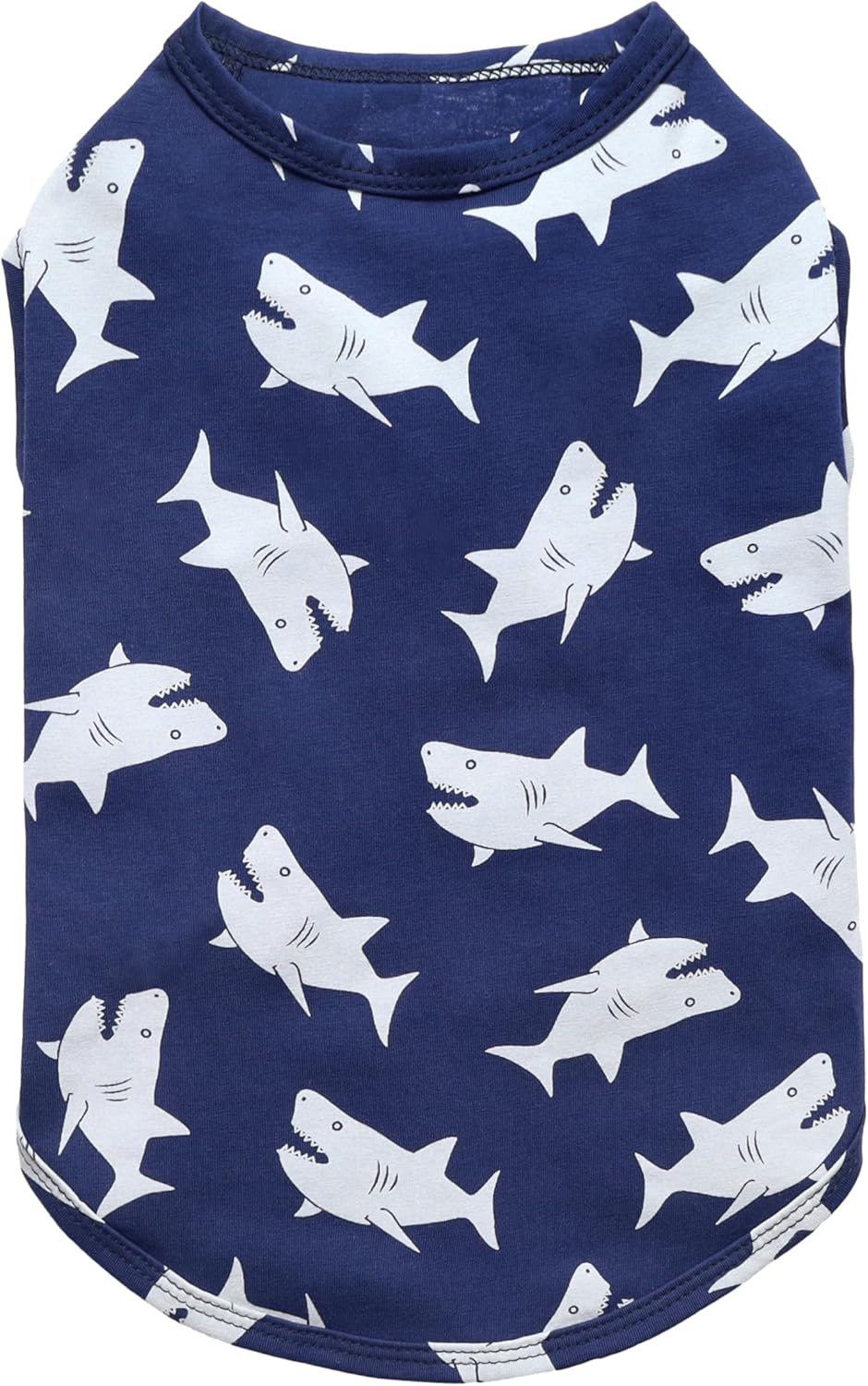 Amazon.com : Fitwarm Shark Prints Dog Shirt, Funny Clothes for Small ...