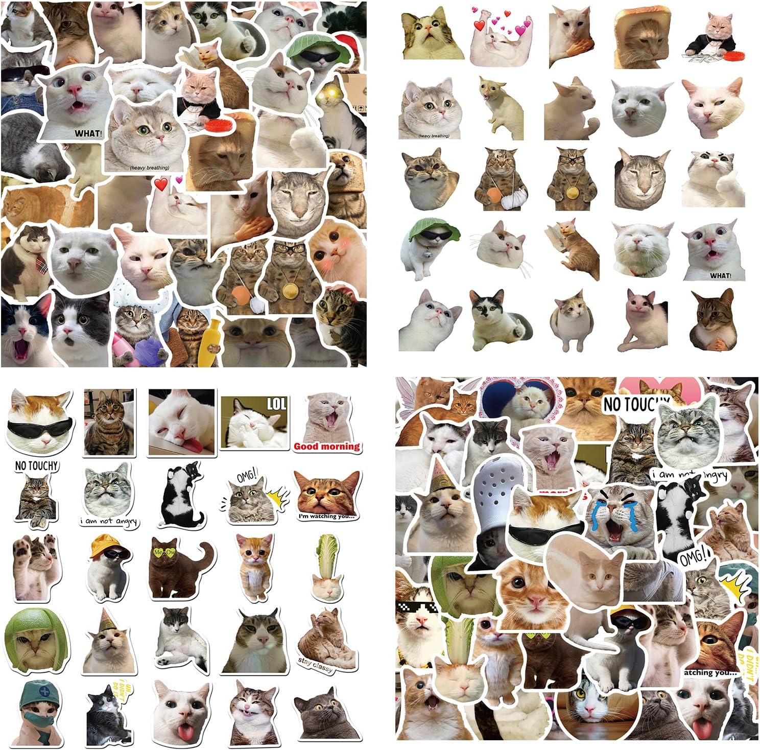 MFCGHXR 100 pezzi di adesivi meme, meme sticker, adesivi pc portatile ...