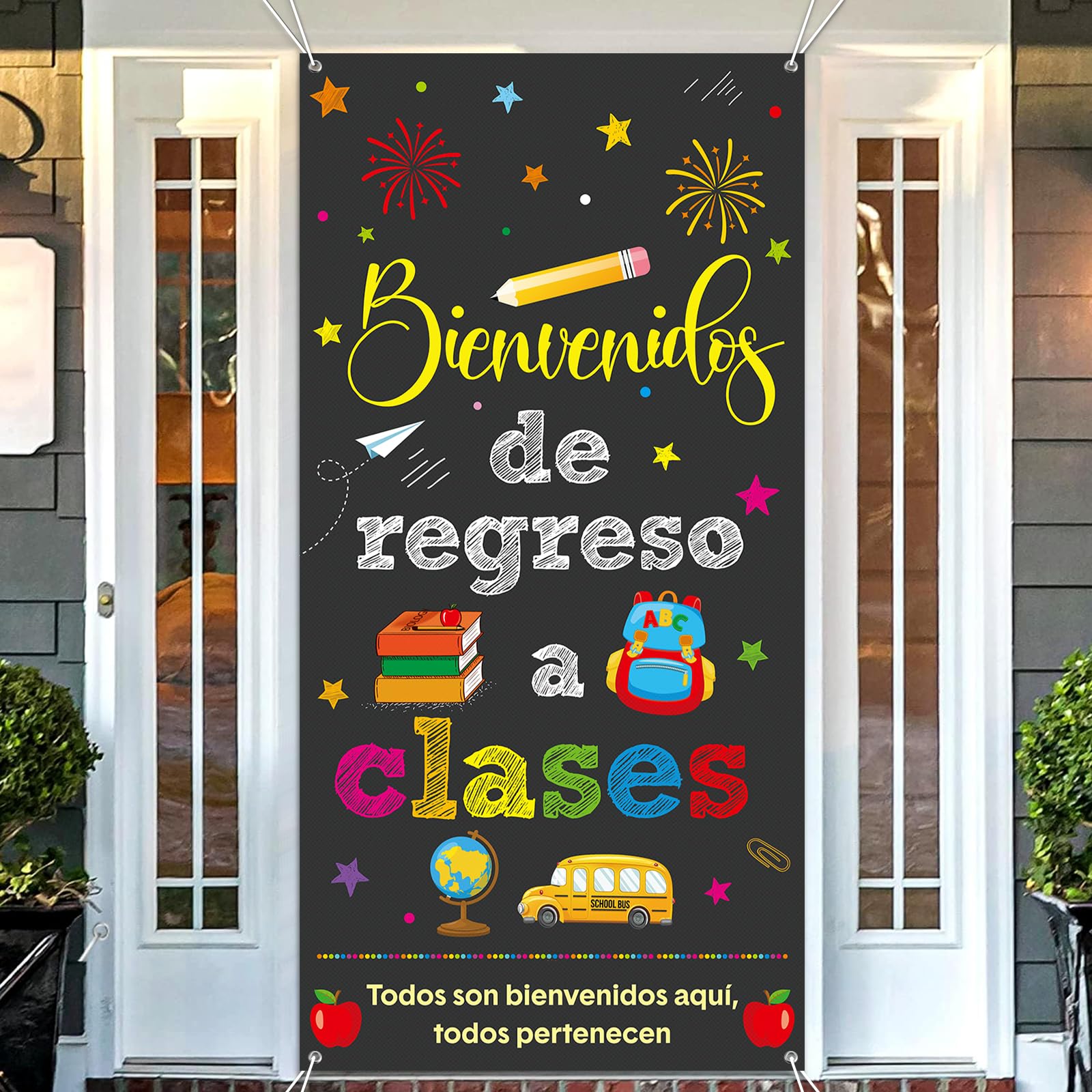 Banner De Bienvenida De Regreso A La Escuela Vuelve A Clases Con Estas