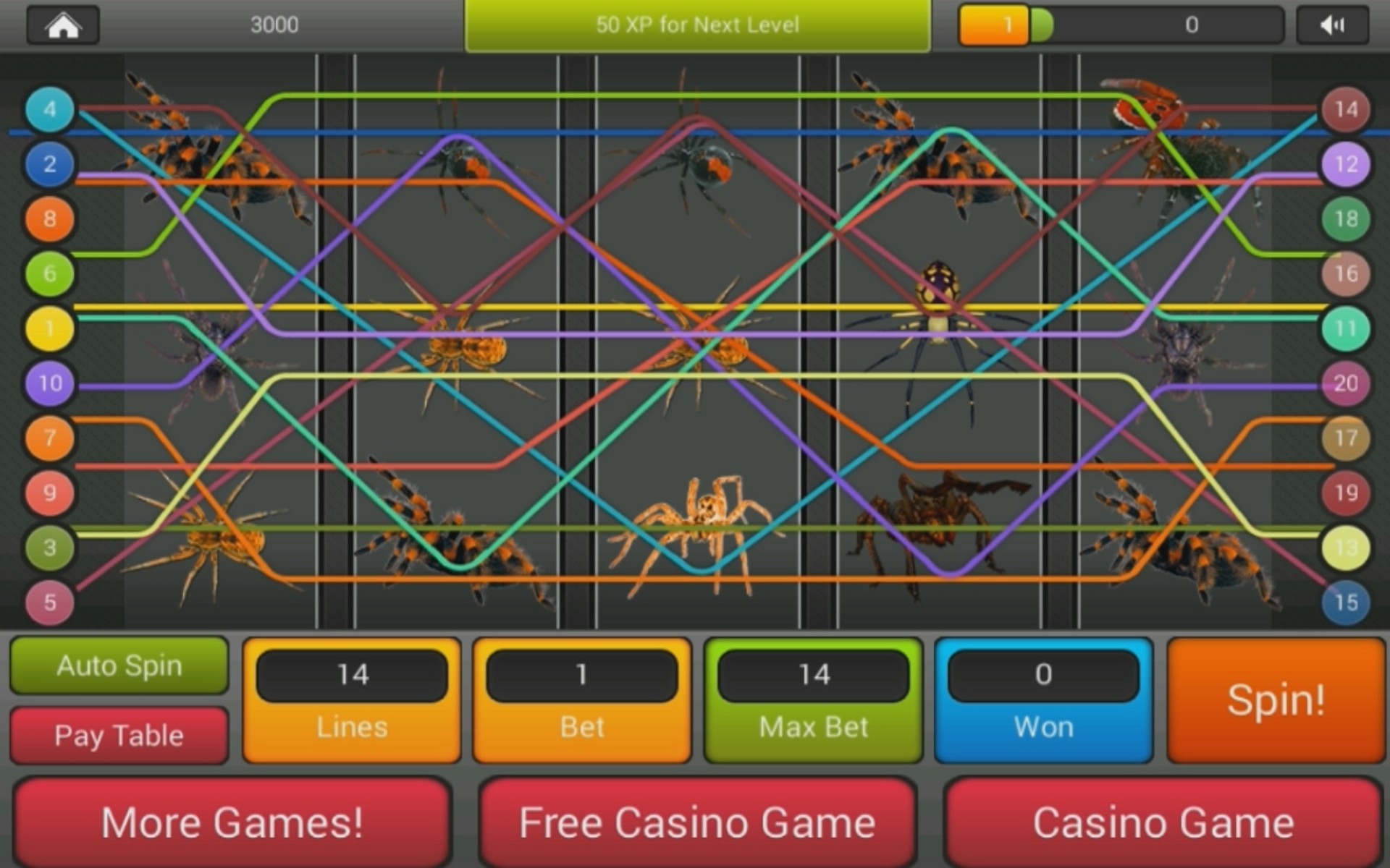 SLOTS - Black Spider Casino Slot Machines – Spin & Win Free! - App on ...