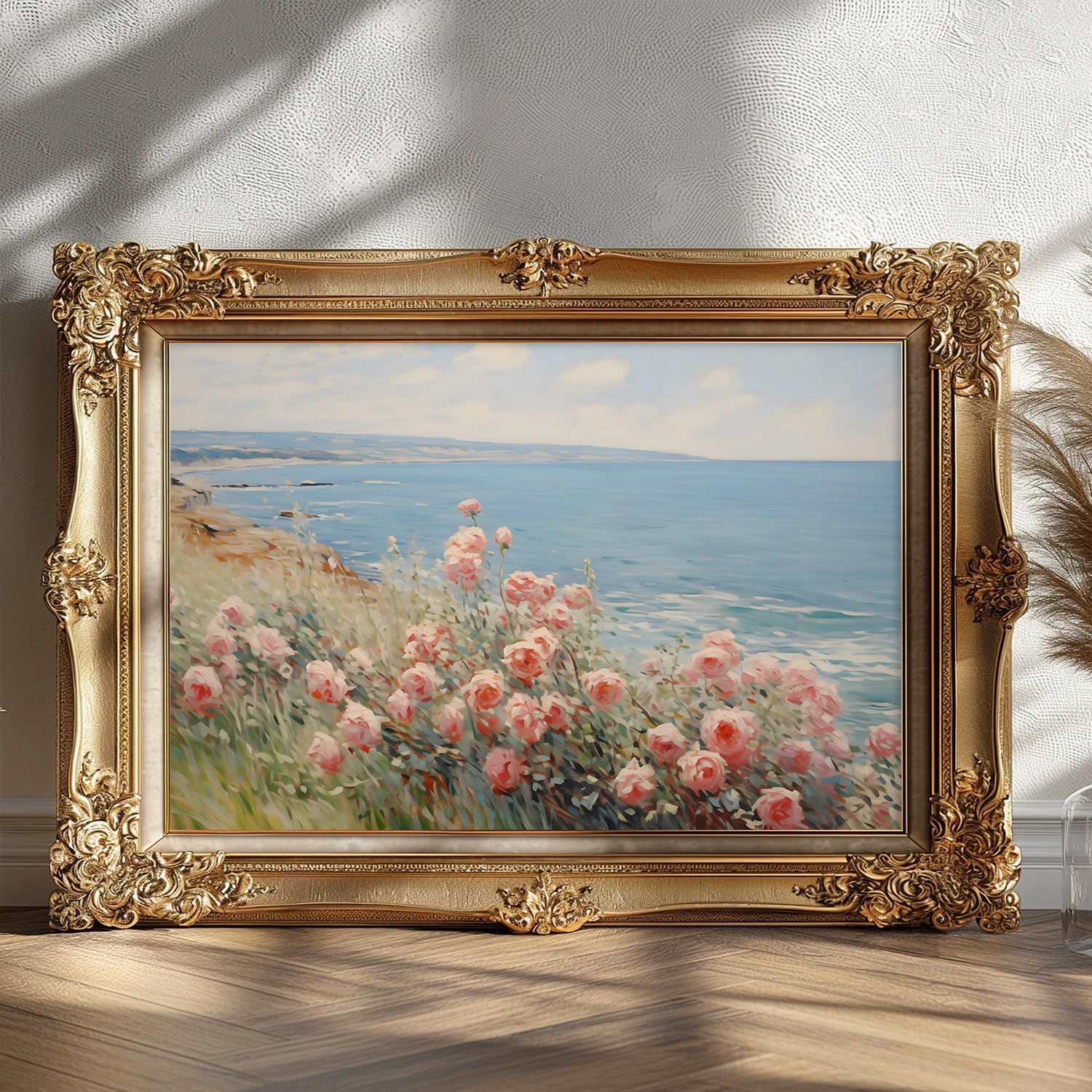 Amazon.com: Flower Field Canvas Wall Art Spring Landscape Prints ...