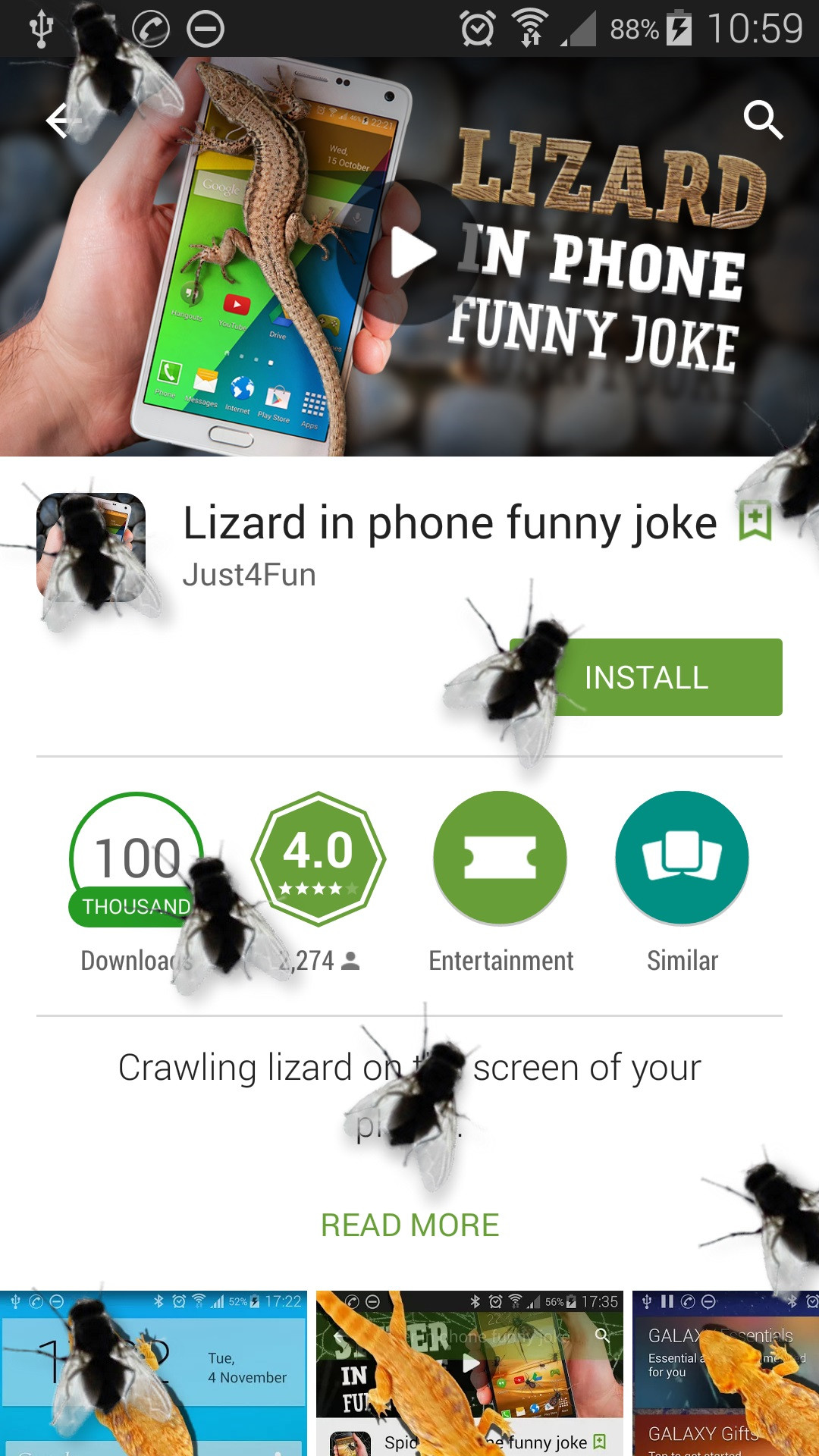 Fly in phone funny joke - App on Amazon Appstore