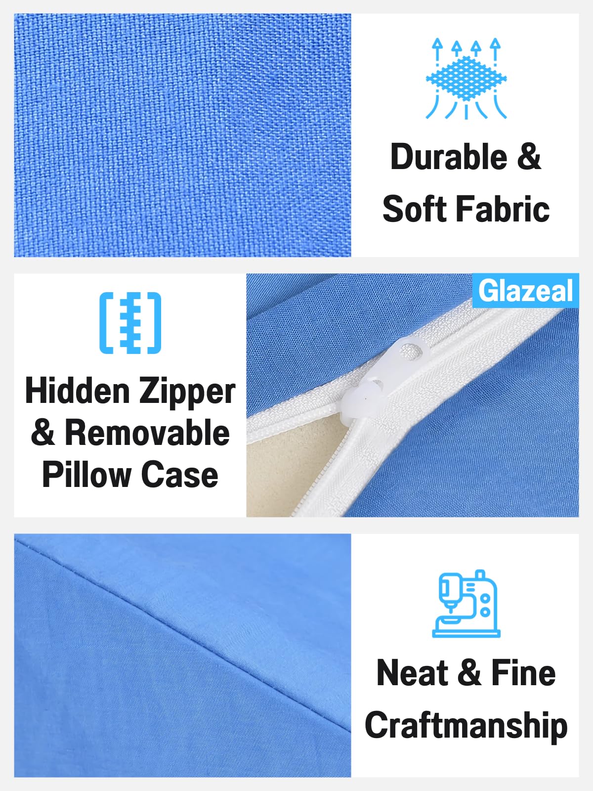 Snapklik.com : Arm Elevation Pillow Ergonomic Support Wedge Elevating ...
