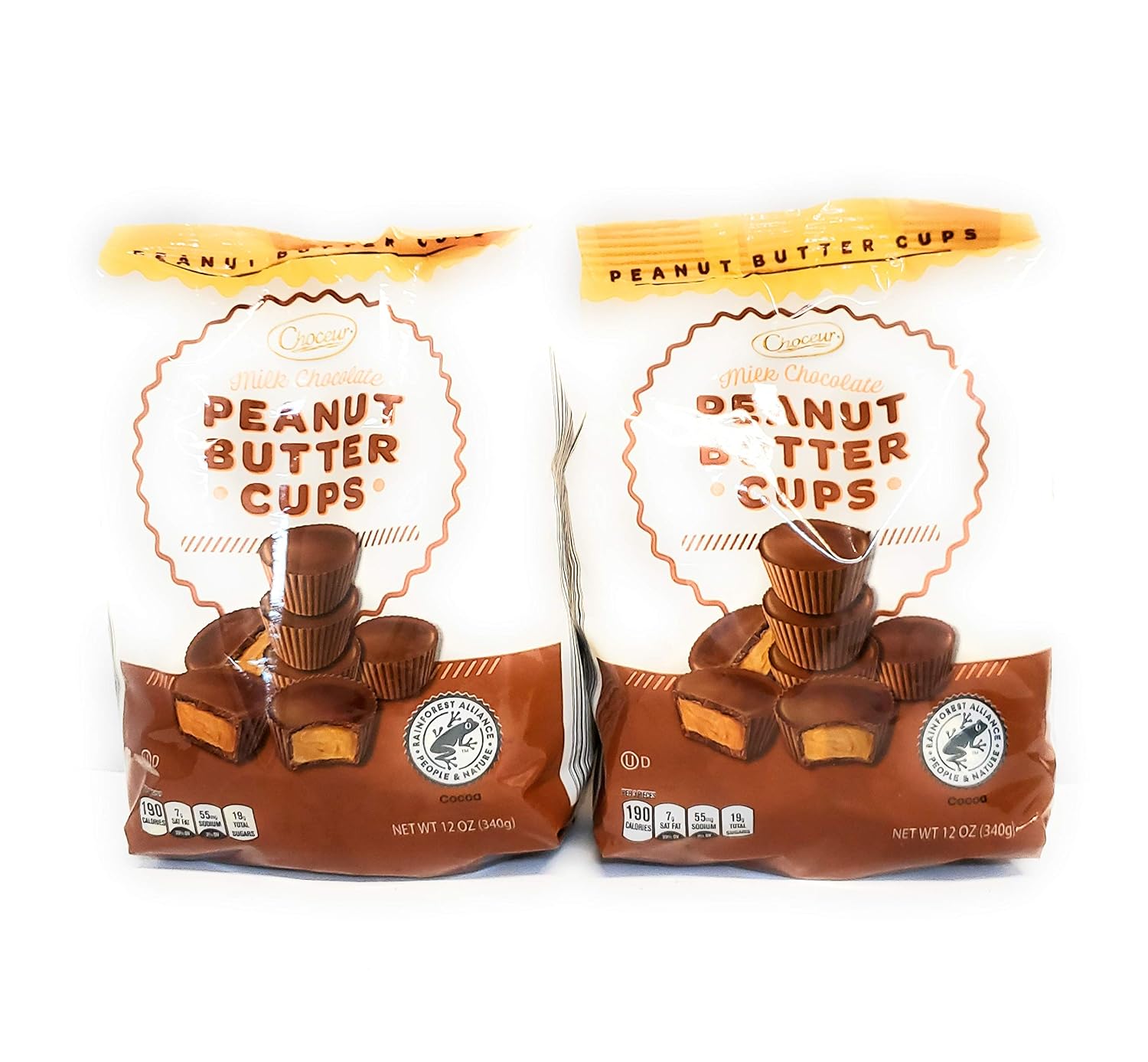 Amazon.com : Choceur German Milk Chocolate Peanut Butter Cups (2 Bags ...