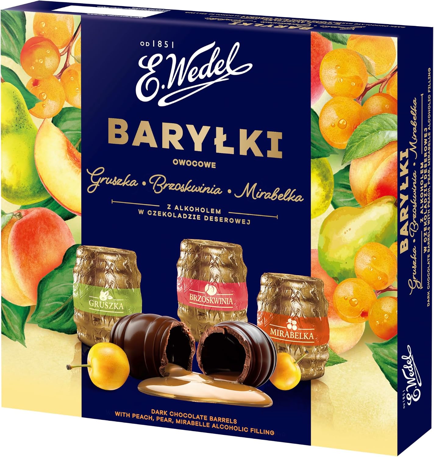 E.Wedel Chocolate Box | Peach Pear and Mirabelle | Happy Barrels ...