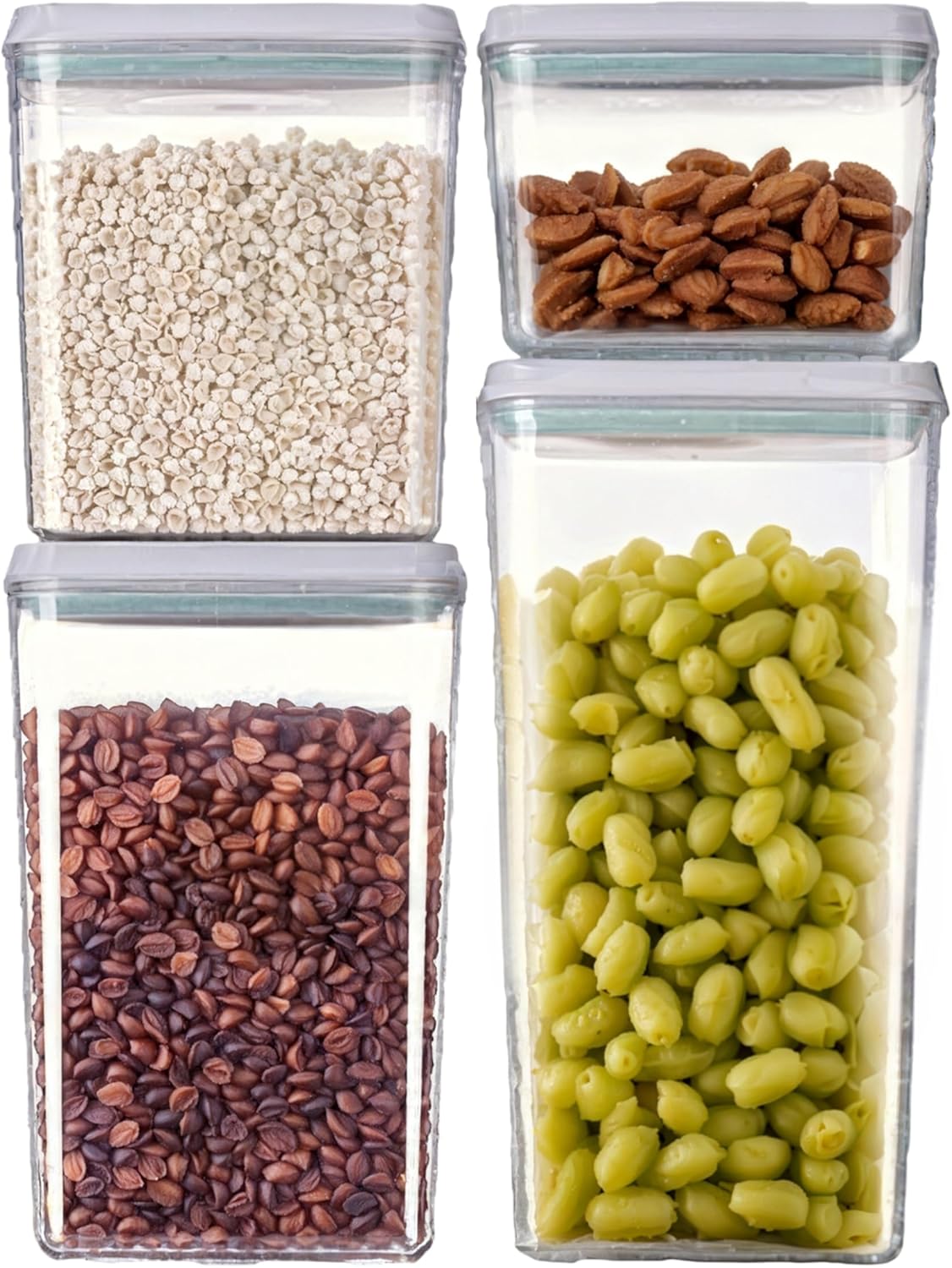 Amazon.com: EE Airtight Food Storage Containers Set with Lids ...