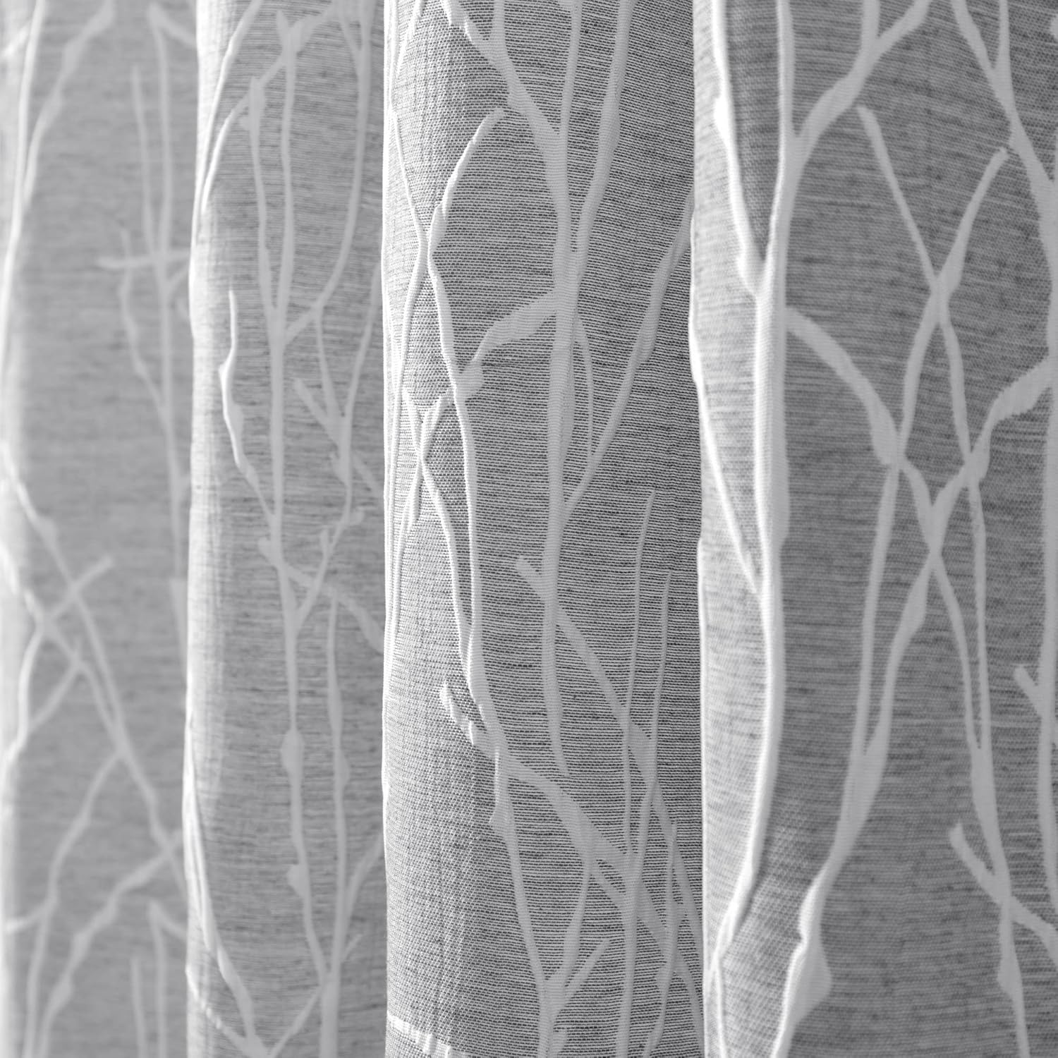 Amazon.com: Dark Grey Curtains 84 Inches Long for Living Room 2 Panels ...