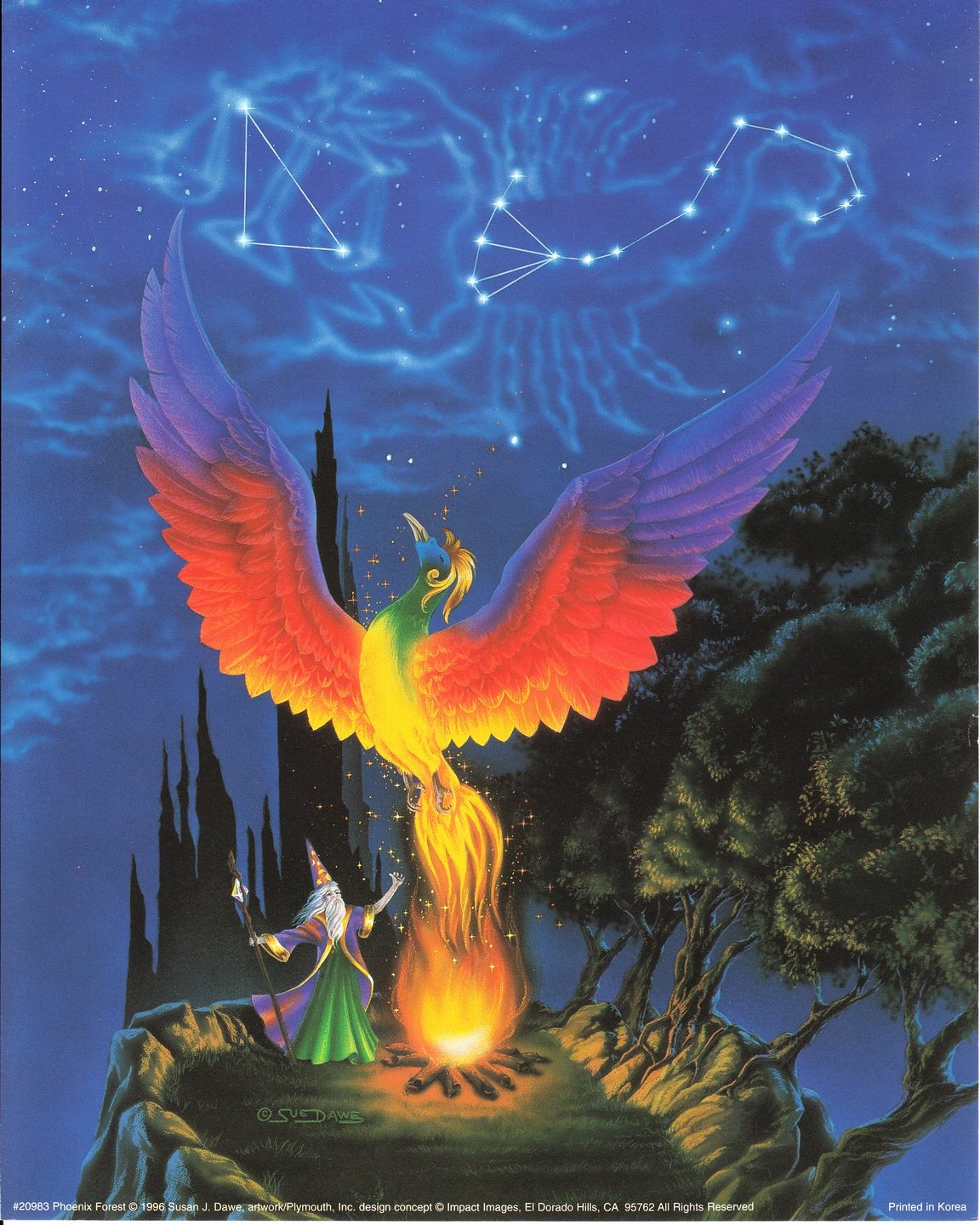 Phoenix Fantasy Wallpaper Wizard
