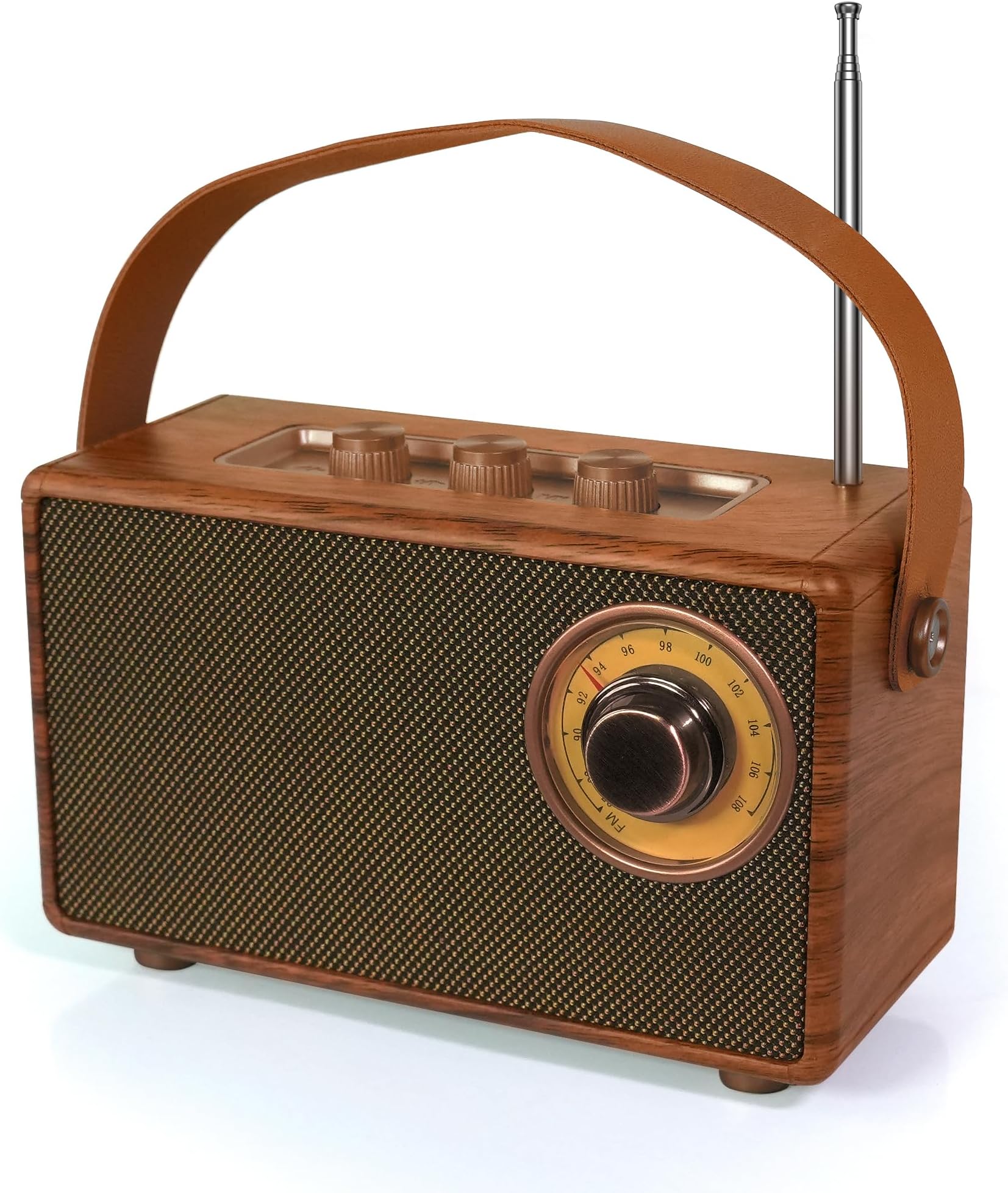 Denver DAB-18 Vintage Style Stereo DAB/DAB+ & FM Radio – Real Wood ...