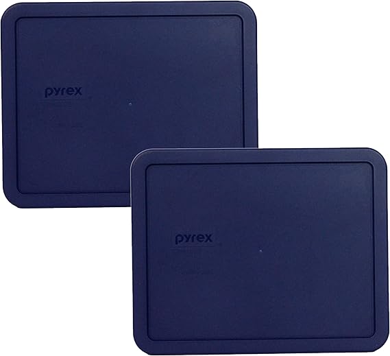 Amazon.com: Pyrex 7212-PC 1104628 11-Cup Blue Lid - 2 Pack Made in the ...