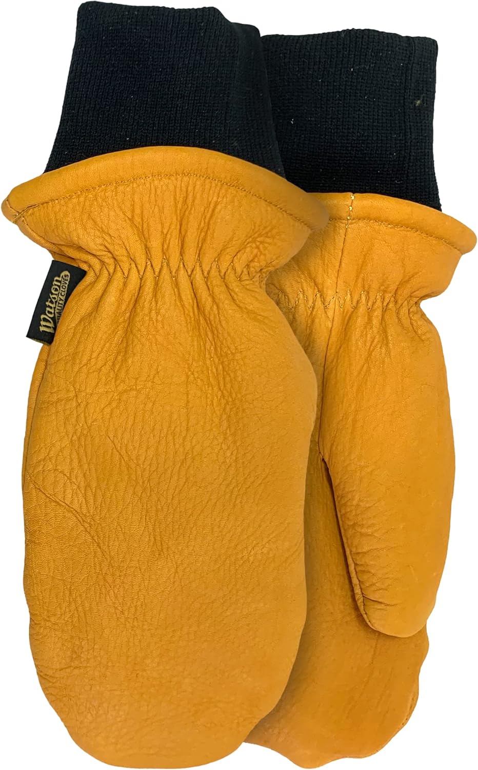 Watson Gloves The Duke Knit Wrist Winter Mitts - Water-Off Cowhide ...