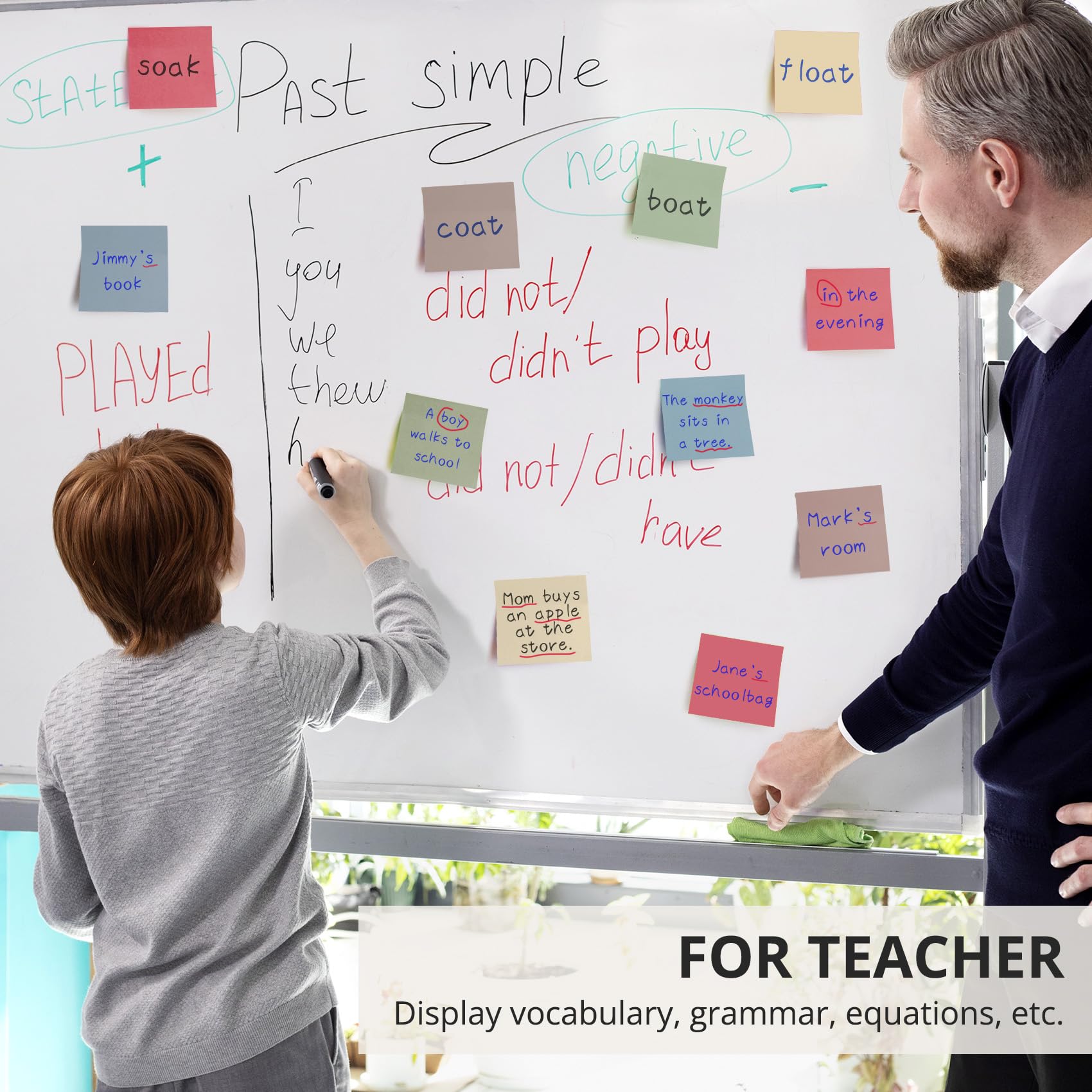 Snapklik.com : Sticky Notes, 12 Pads, 3"x3", Neutral Self-Stick Note ...