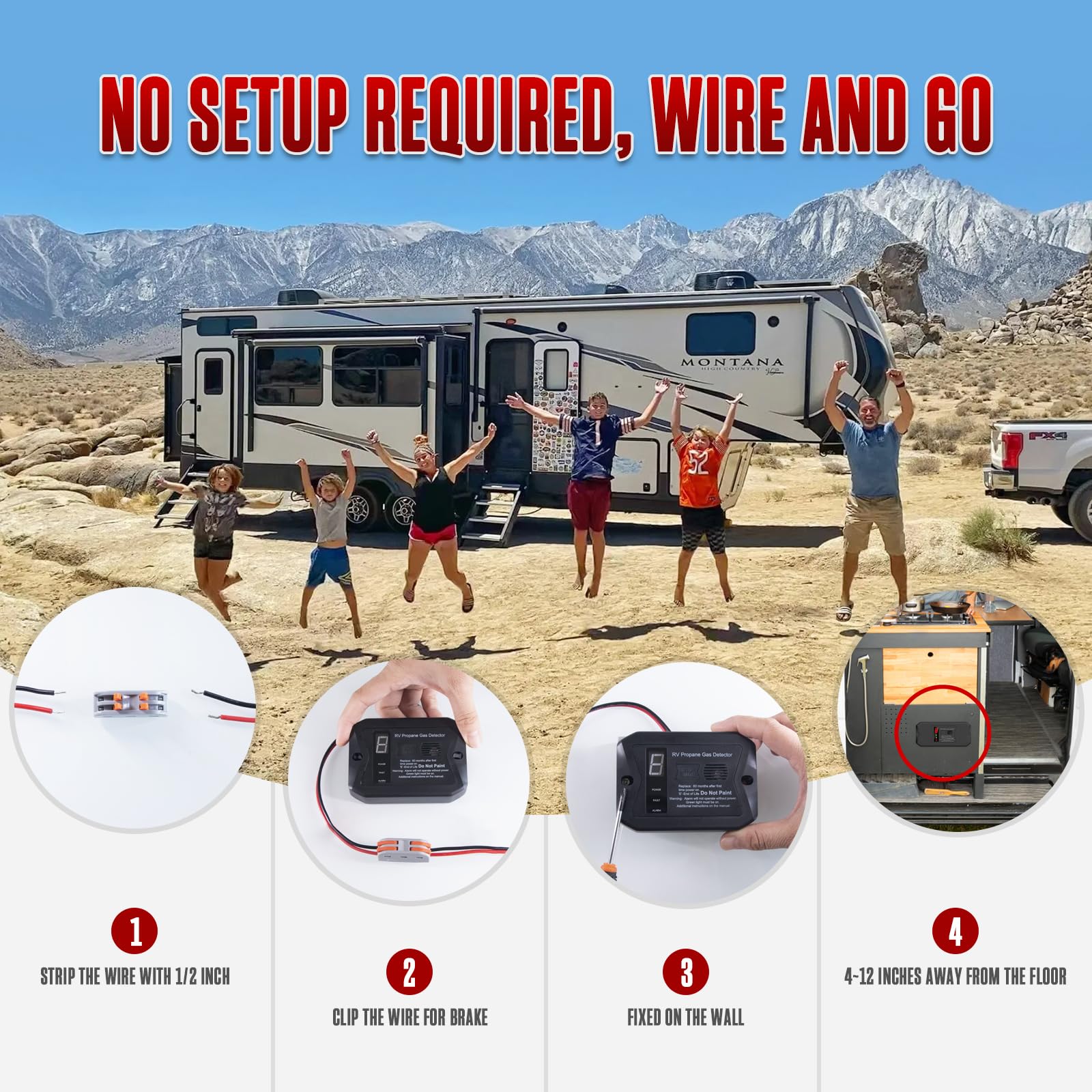 Snapklik.com : Aprvtio RV Propane Gas Detector, ALD-20 Digital RV ...