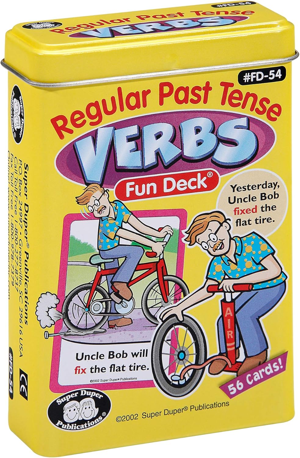 Amazon.com: Super Duper Publications | Regular Past Tense Verbs Fun ...