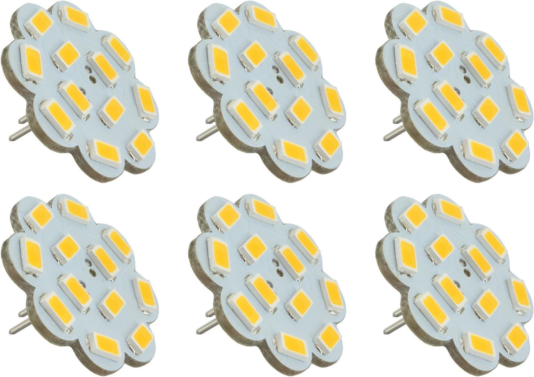 Gu4 G4 Bi Pin LED Light Bulb Back Pin Bulbs AC DC 8V 12V 24V 30V for JC ...