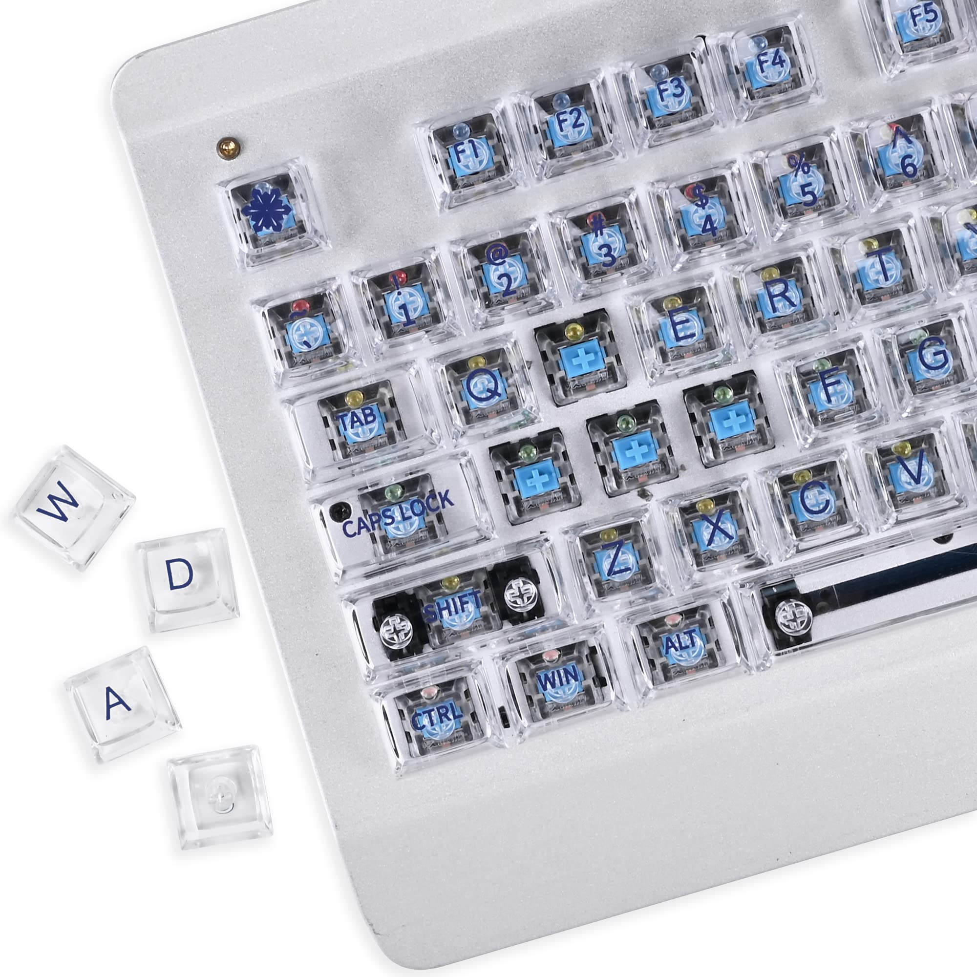 Buy Transparent Keycap Set, Backlit Keycaps Double Keycaps Gaming ...
