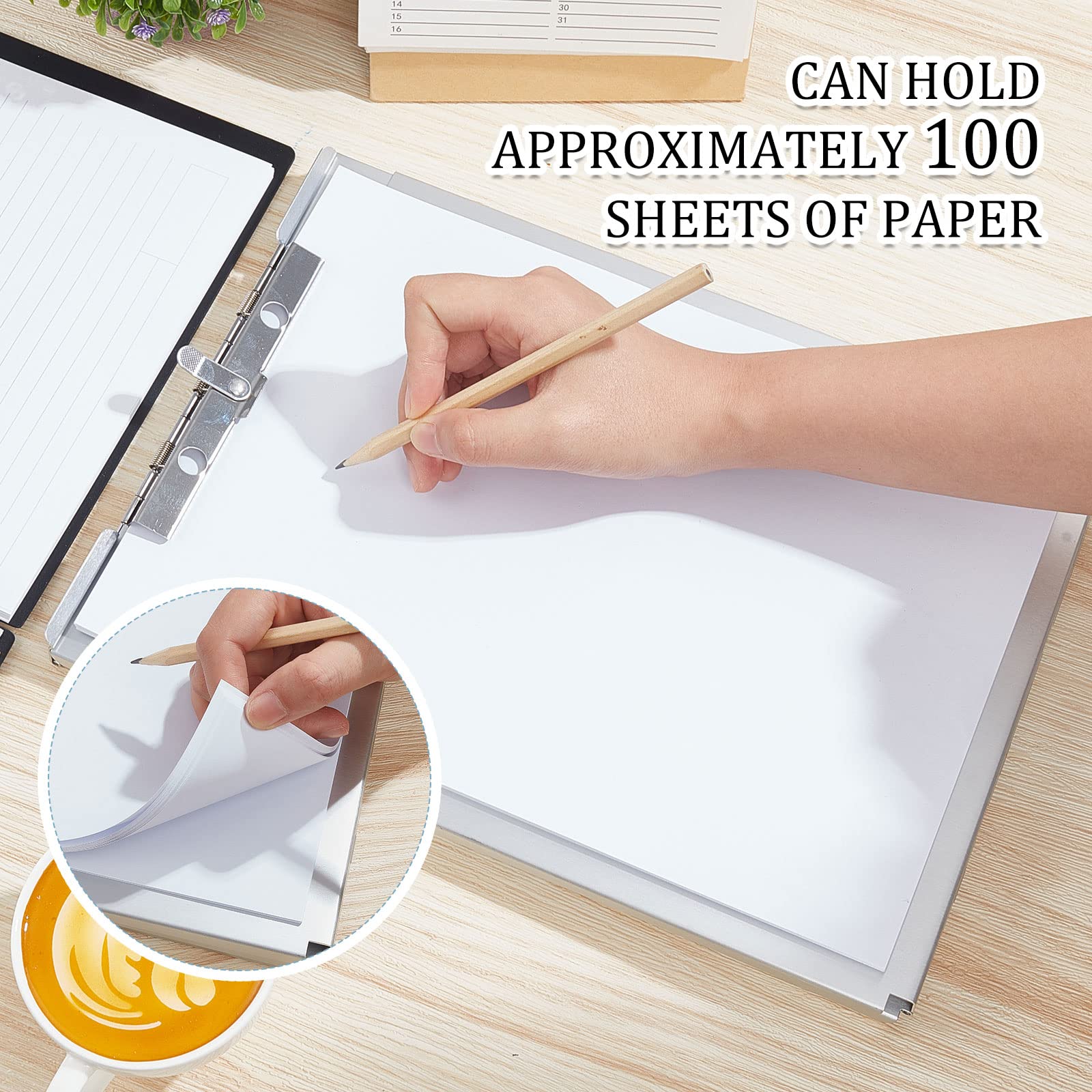 Snapklik.com : Henoyso Metal Storage Clipboard Bulk Heavy Duty Aluminum ...