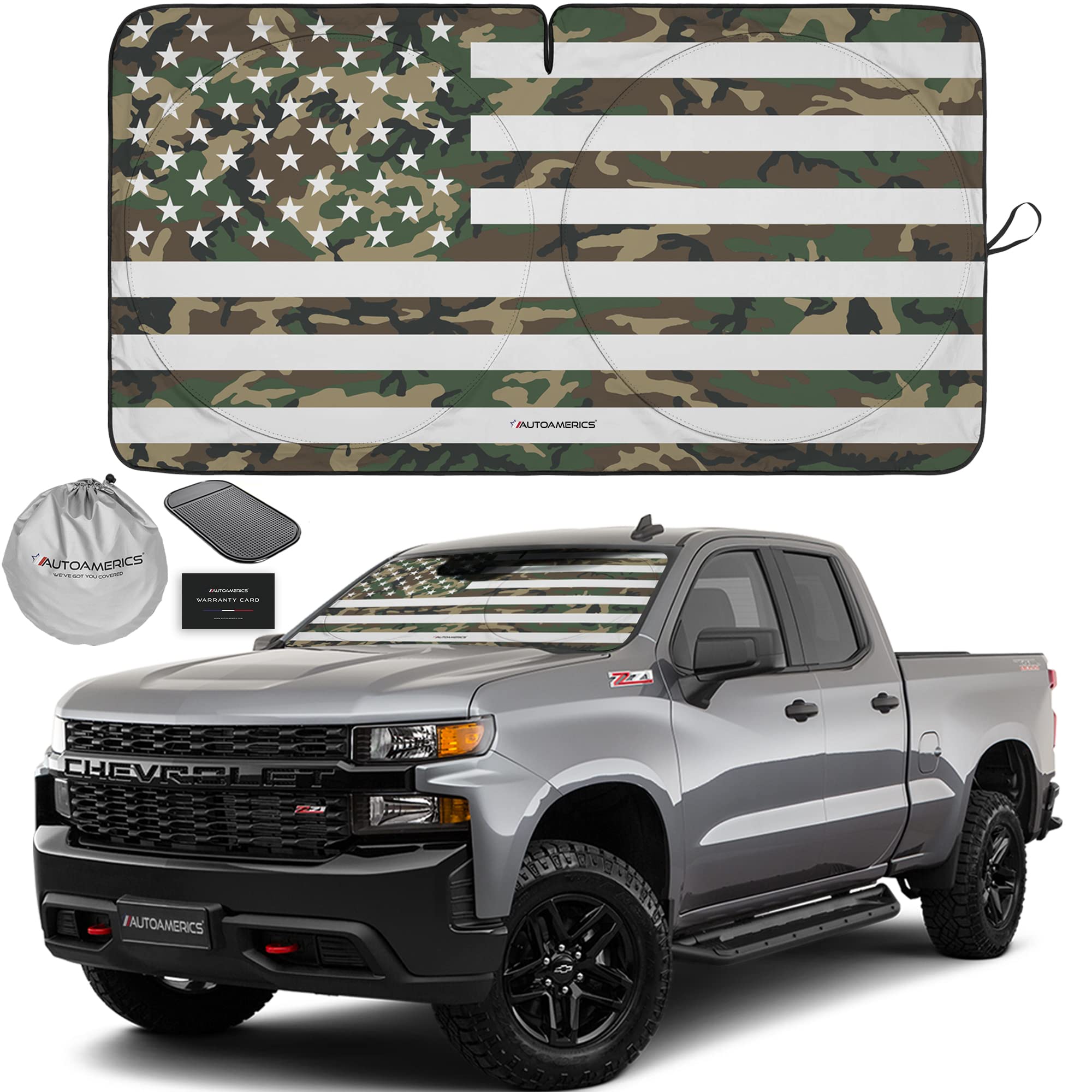 Camo Rebel Flag Chevy