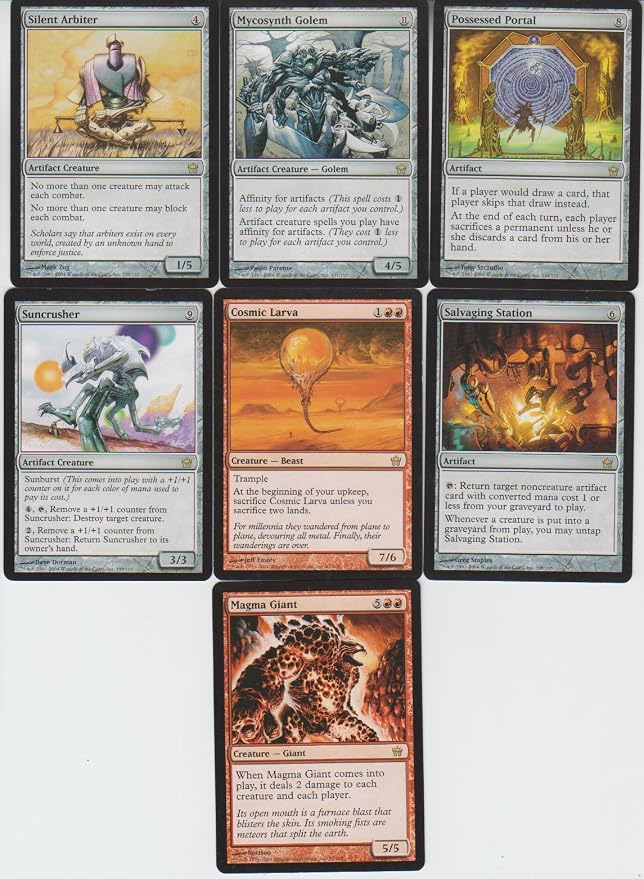 Magic Rare 7 Card Lot Fifth Dawn with Cosmic Larva at Amazon's Sports ...