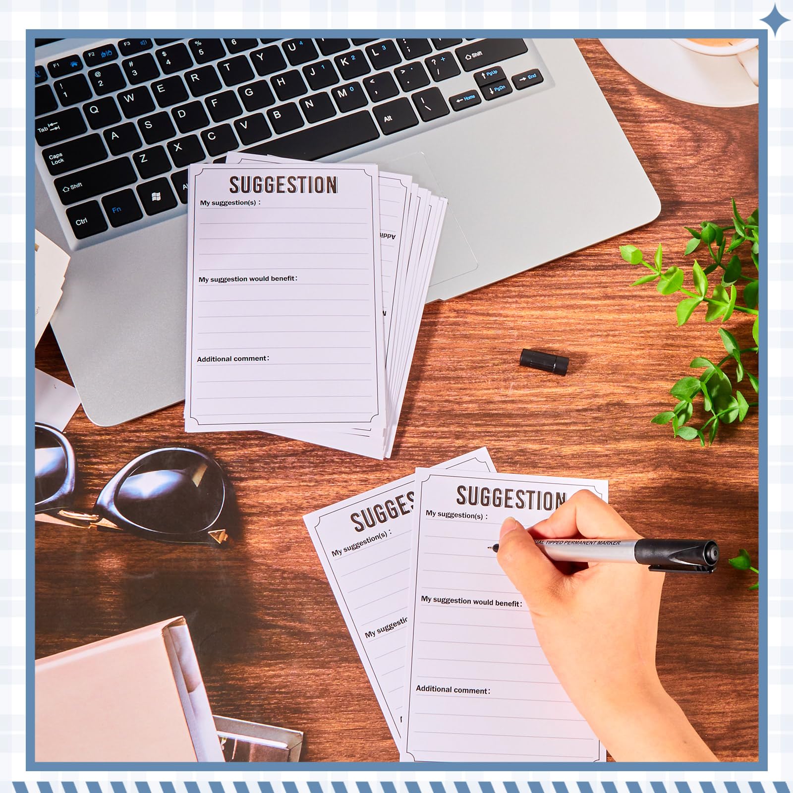 Snapklik.com : Yeaqee 1000 Sheets Suggestion Cards & Slips Complaint ...