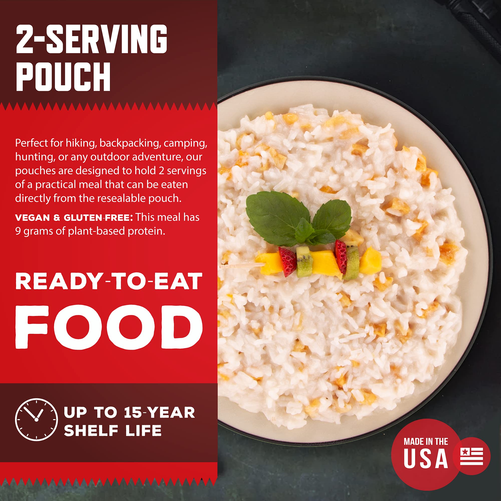 Snapklik.com : Outdoor Mango Sticky Rice, Freeze-Dried Backpacking And ...