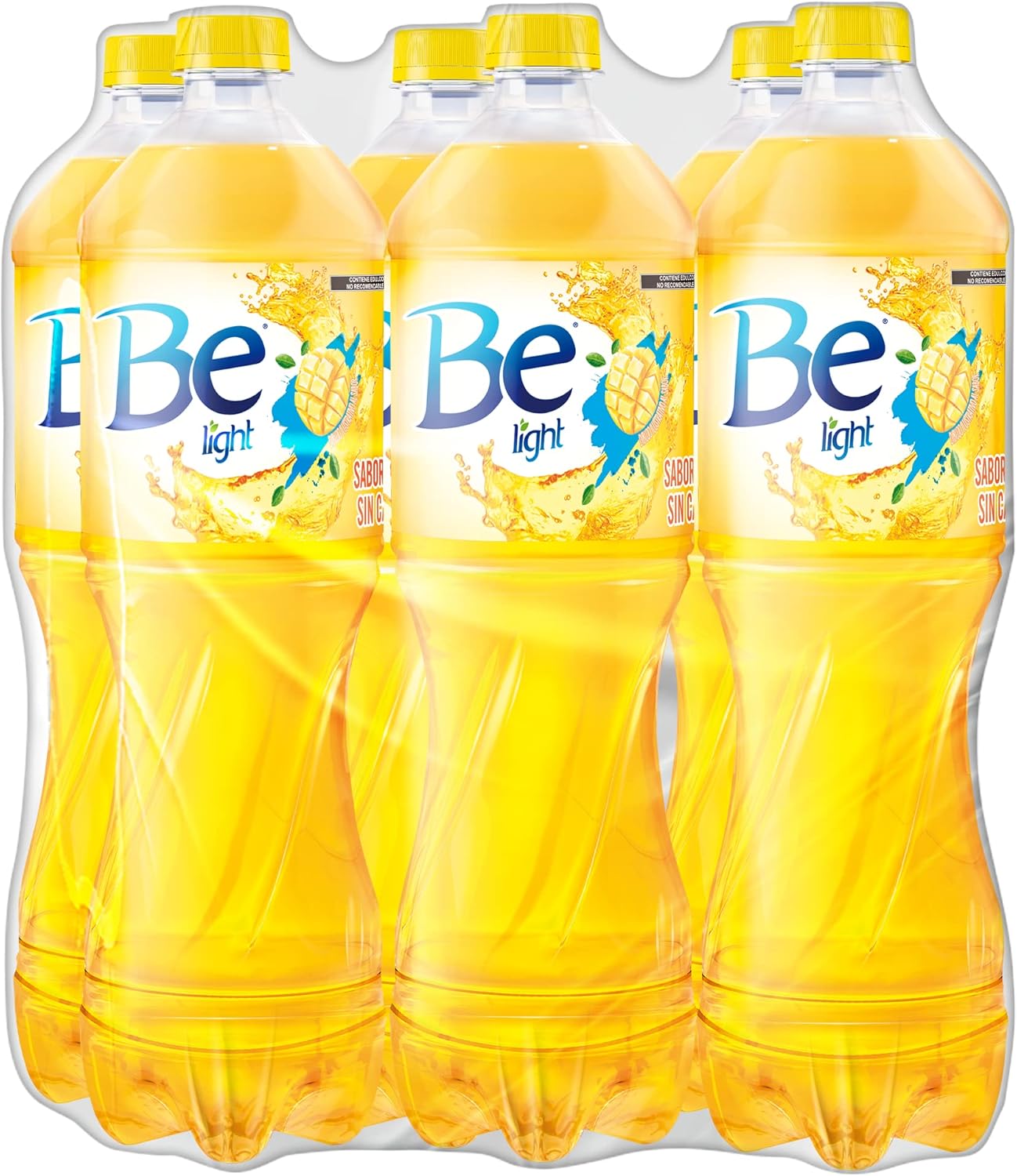 Be Light, Agua Embotellada Saborizada, Sabor Mango, Contiene 6 Botellas ...