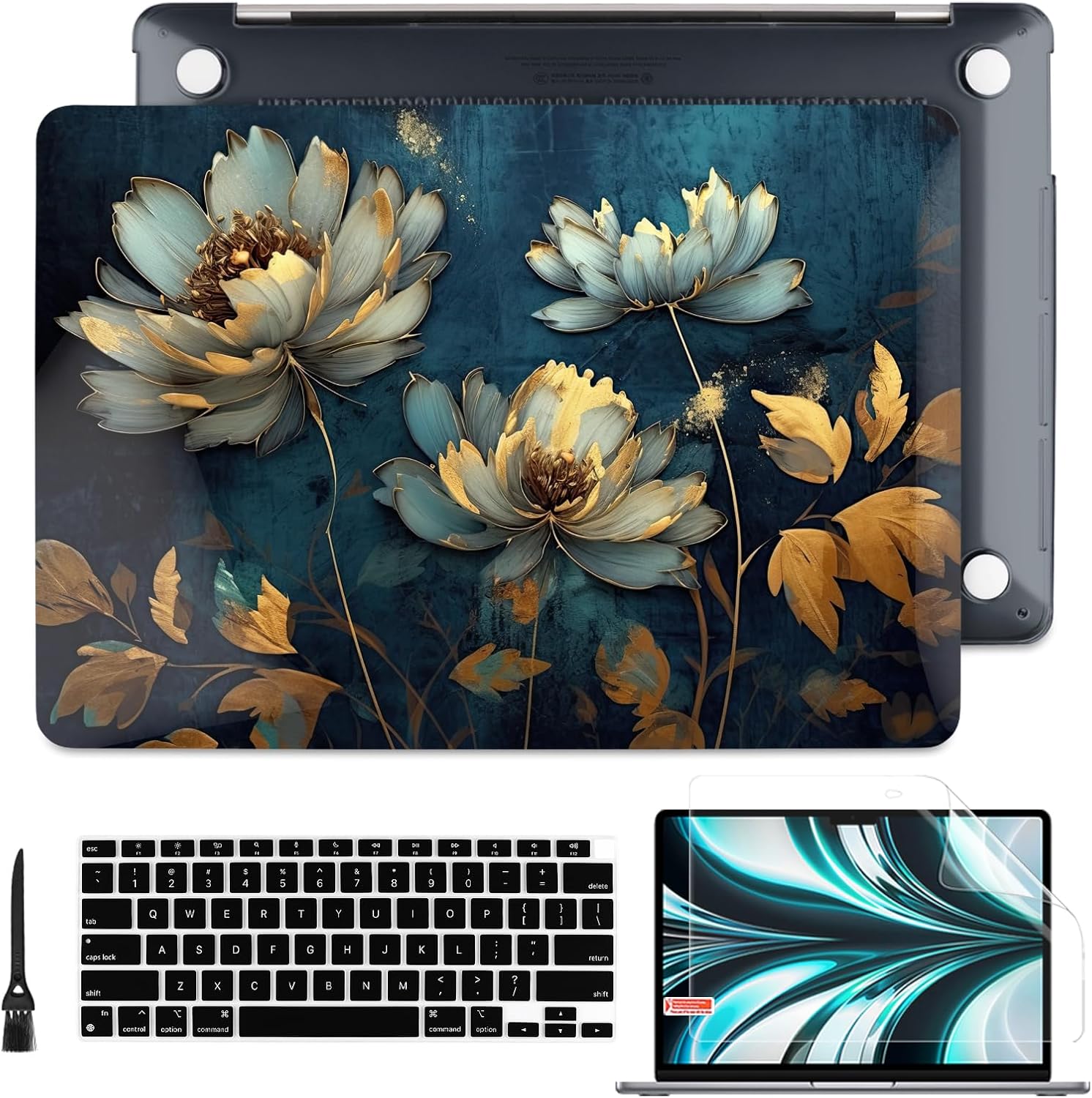 Amazon.com: Batianda Case for M1 MacBook Air 13 Inch Model A2337 A2179 ...